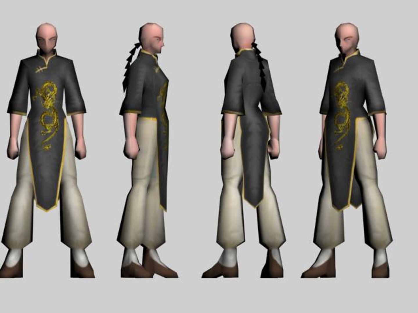 characters realtime games 3d model