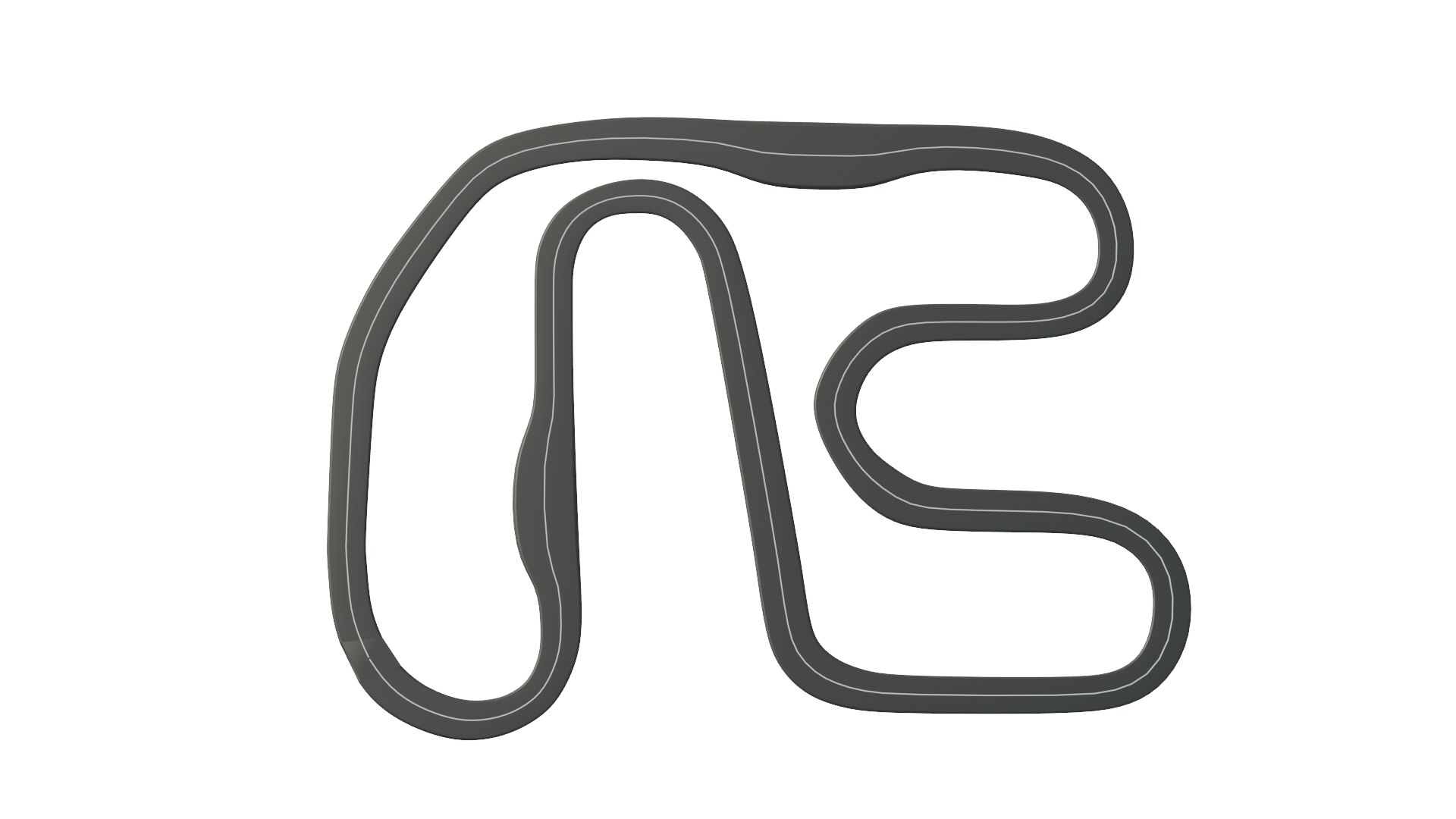 Race Track 3D Model - TurboSquid 1885948