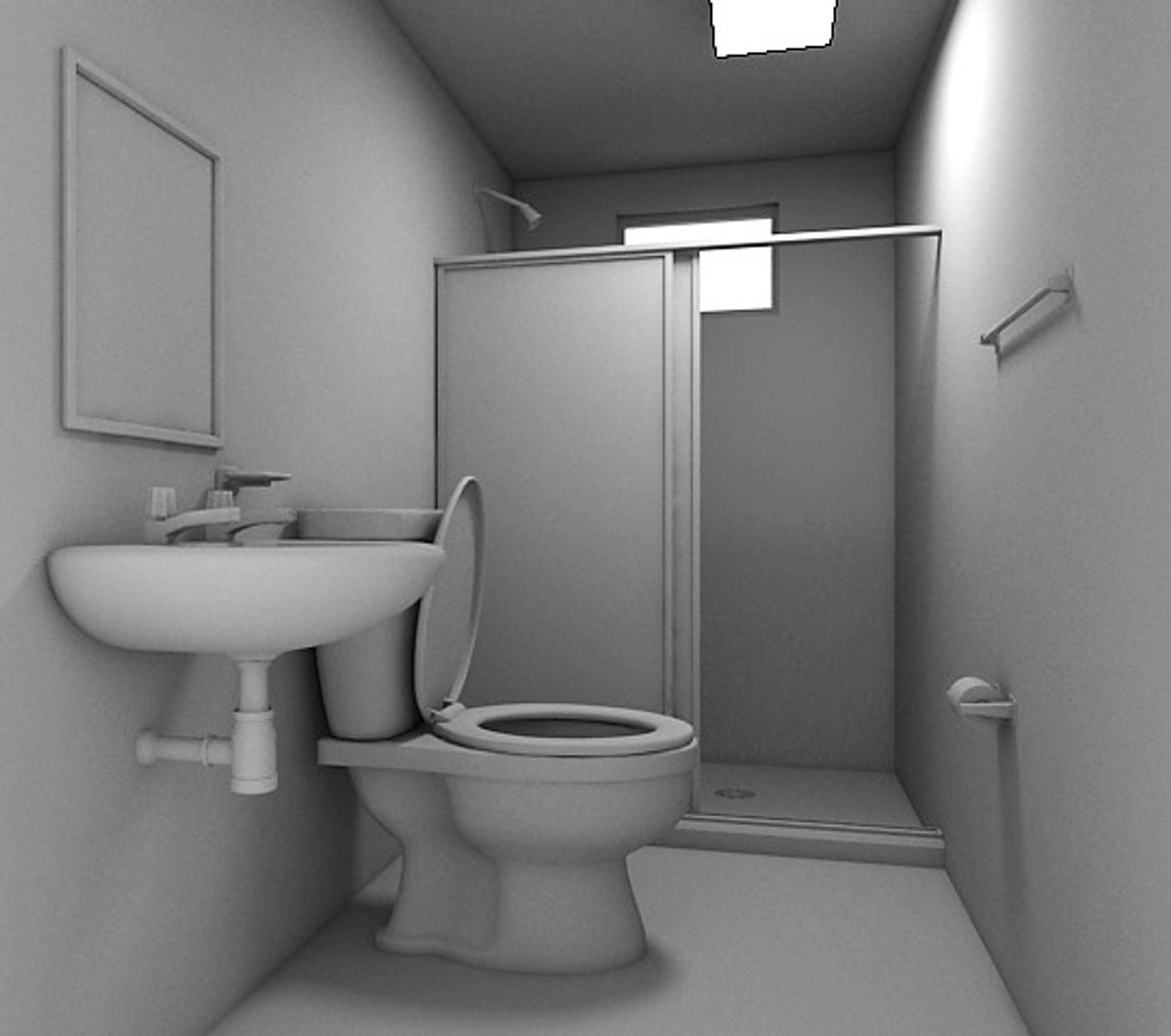 Bath Bathroom 3D Model - TurboSquid 1291043