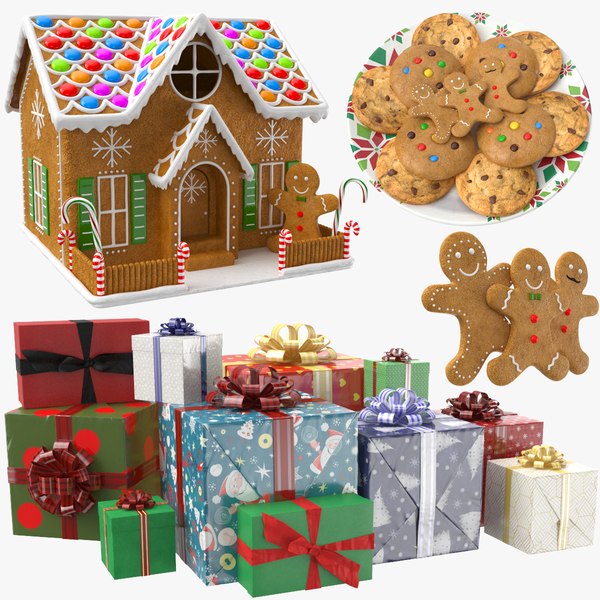 3d gingerbread house