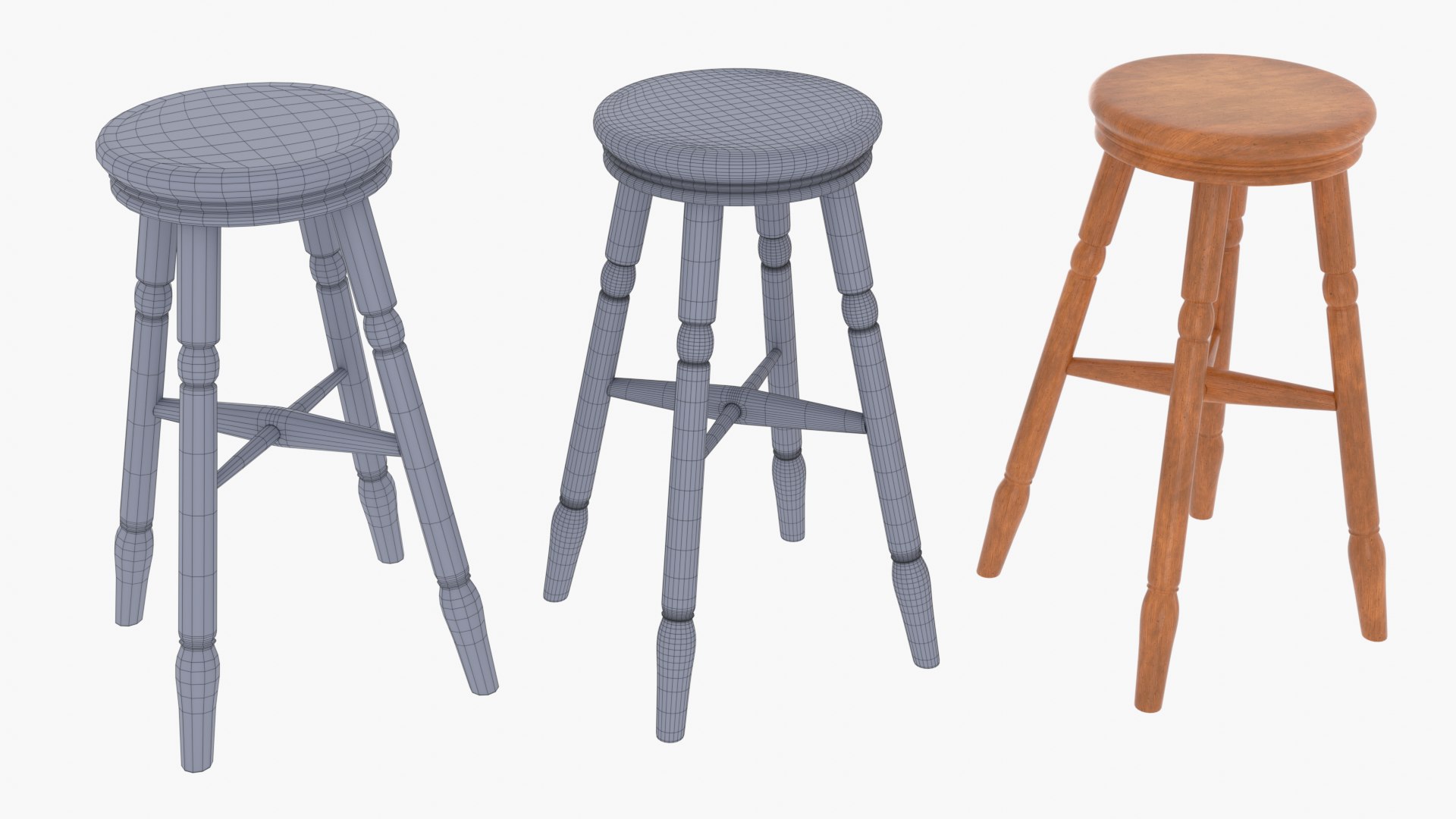 3D Model Stool A1 - TurboSquid 2270044