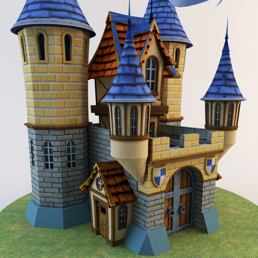 3d Toy Castle 3