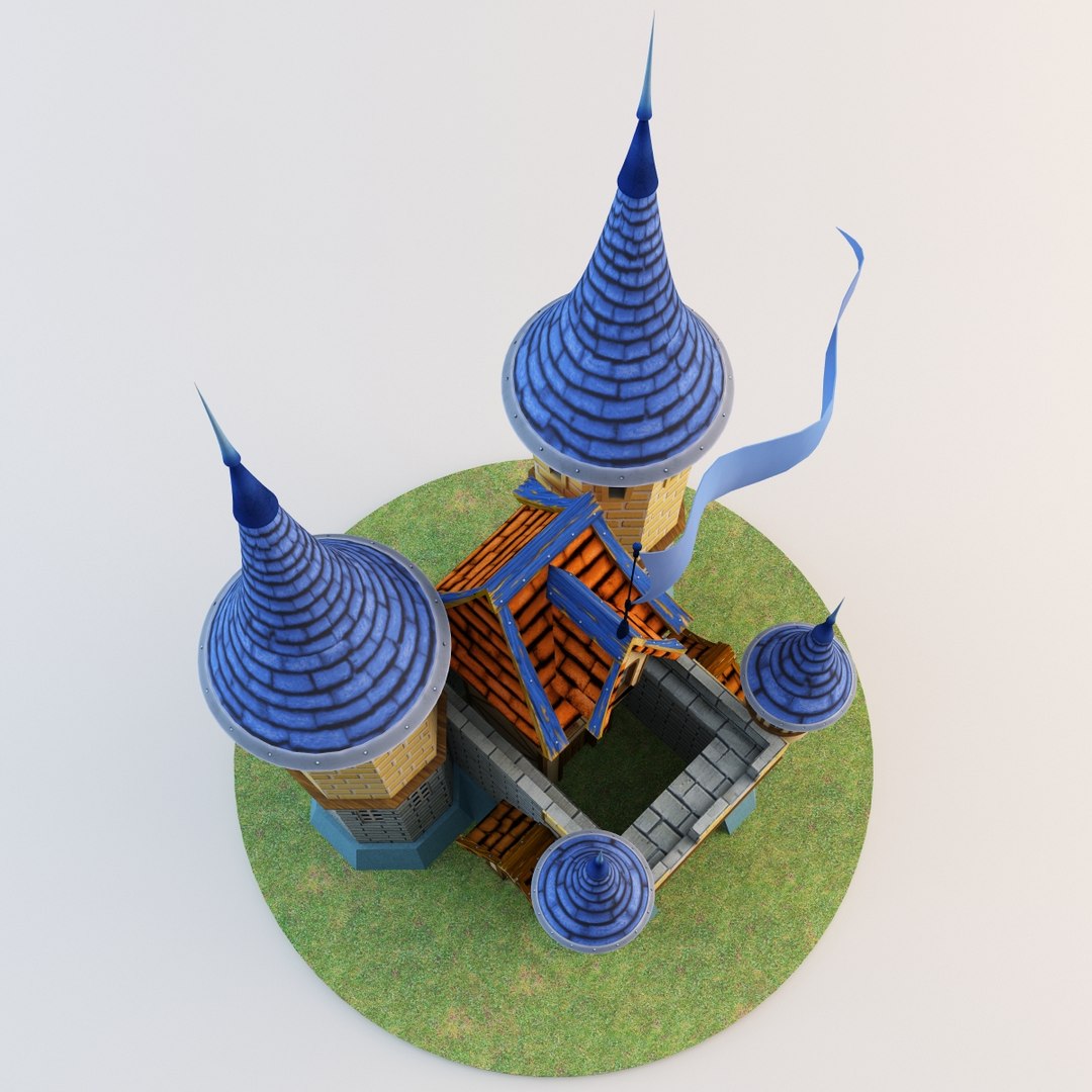 3d Toy Castle 3