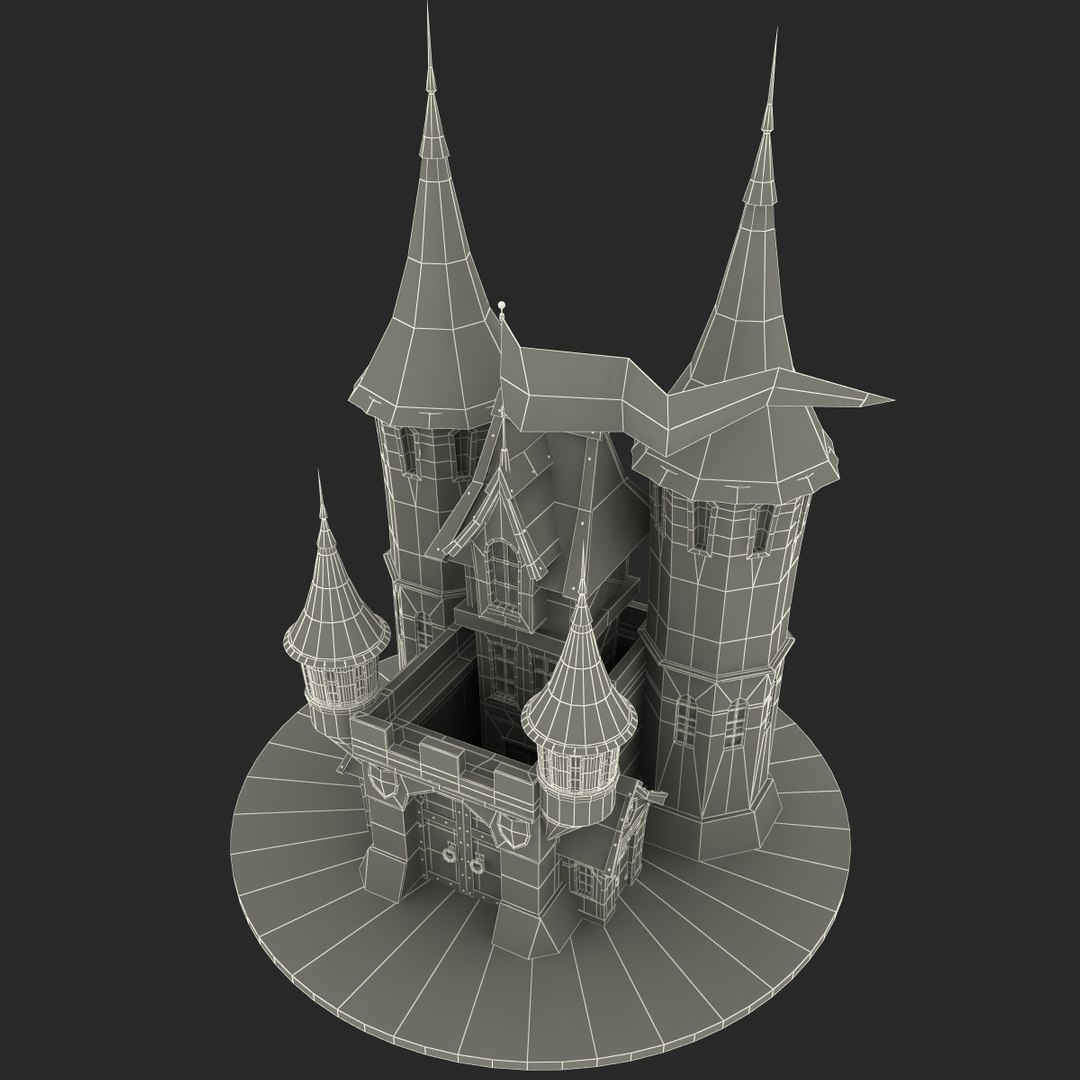 3d Toy Castle 3