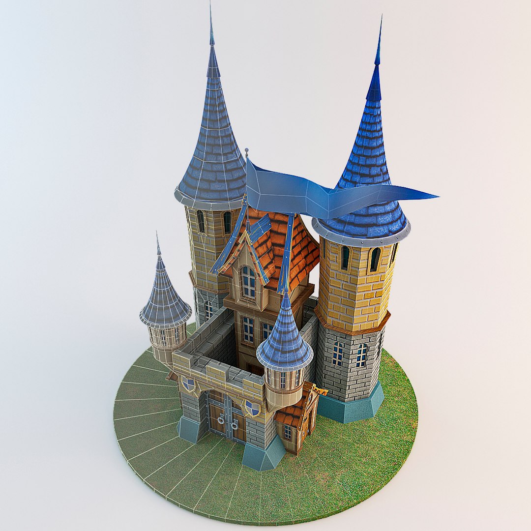 3d Toy Castle 3