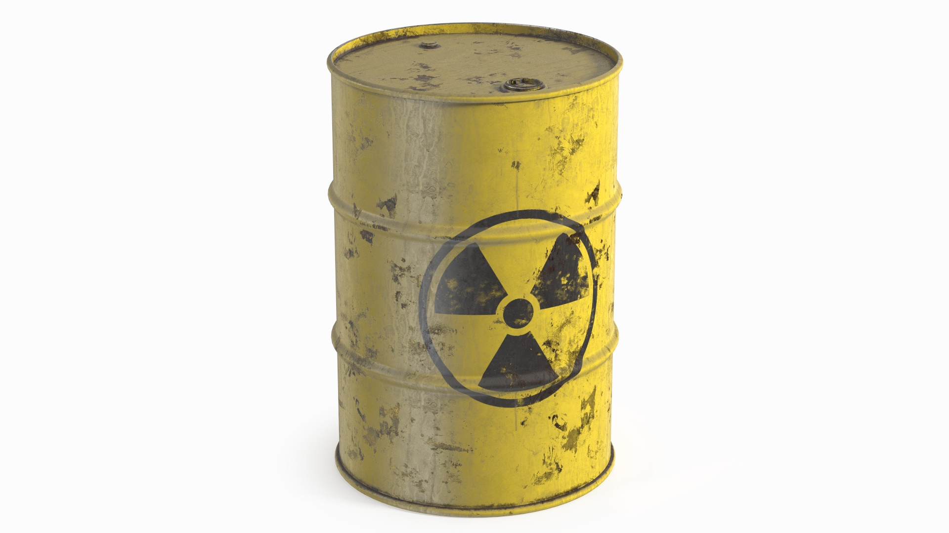 Radioactive Waste Barrel With Radiation Symbol 3D Model - TurboSquid ...