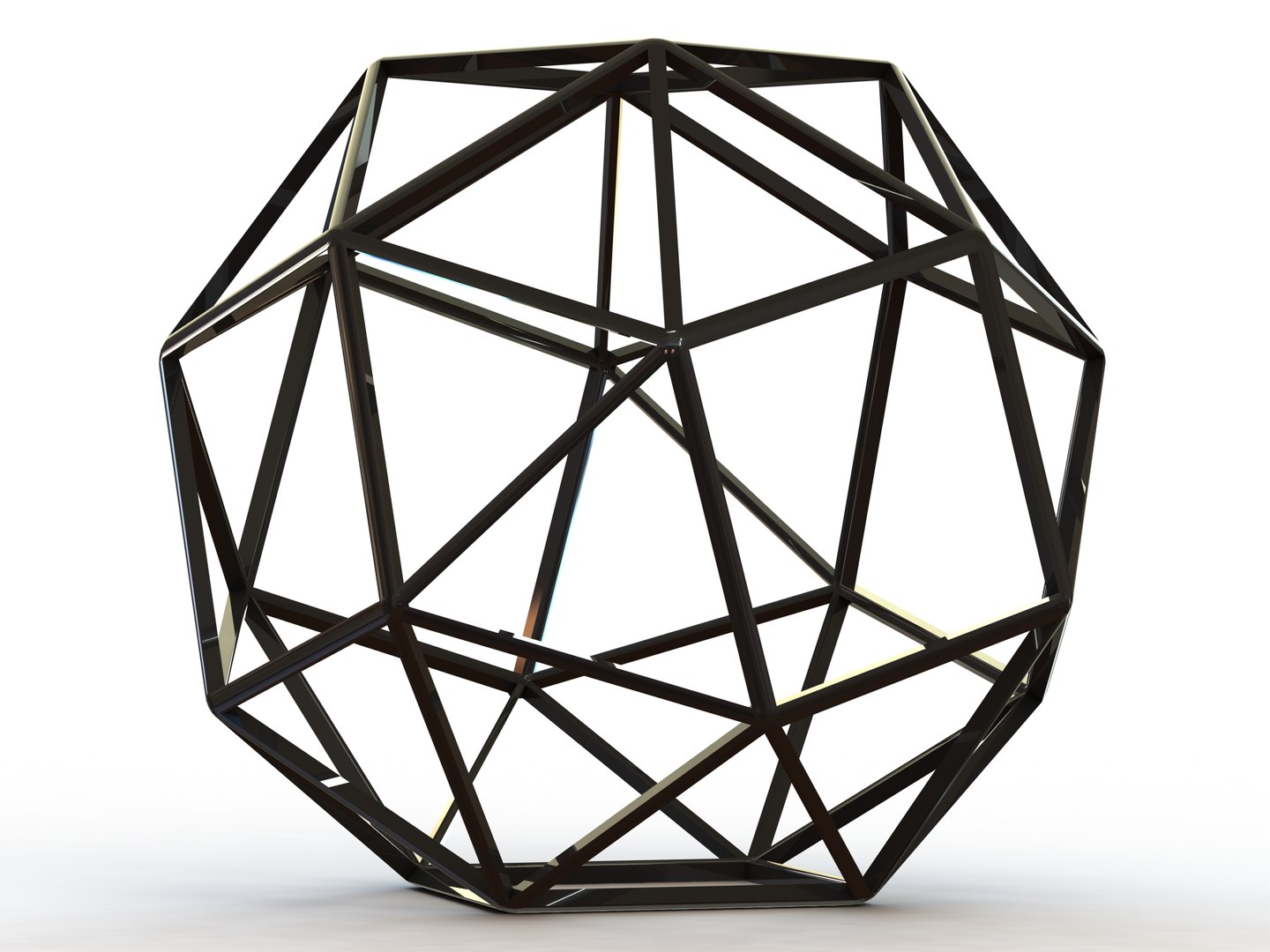 3D Wireframe Snub Cube Model - TurboSquid 2176091