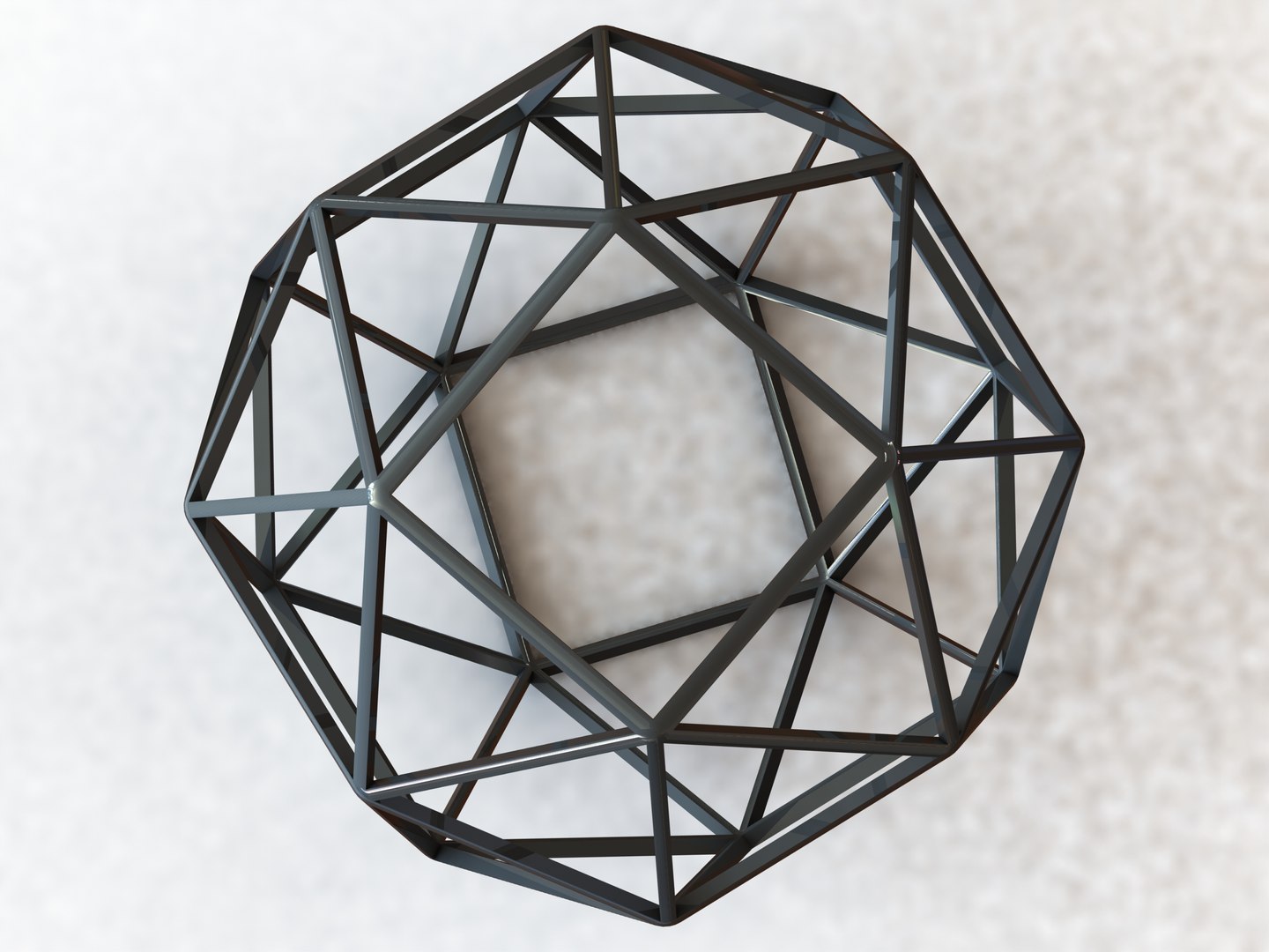 3D Wireframe Snub Cube Model - TurboSquid 2176091