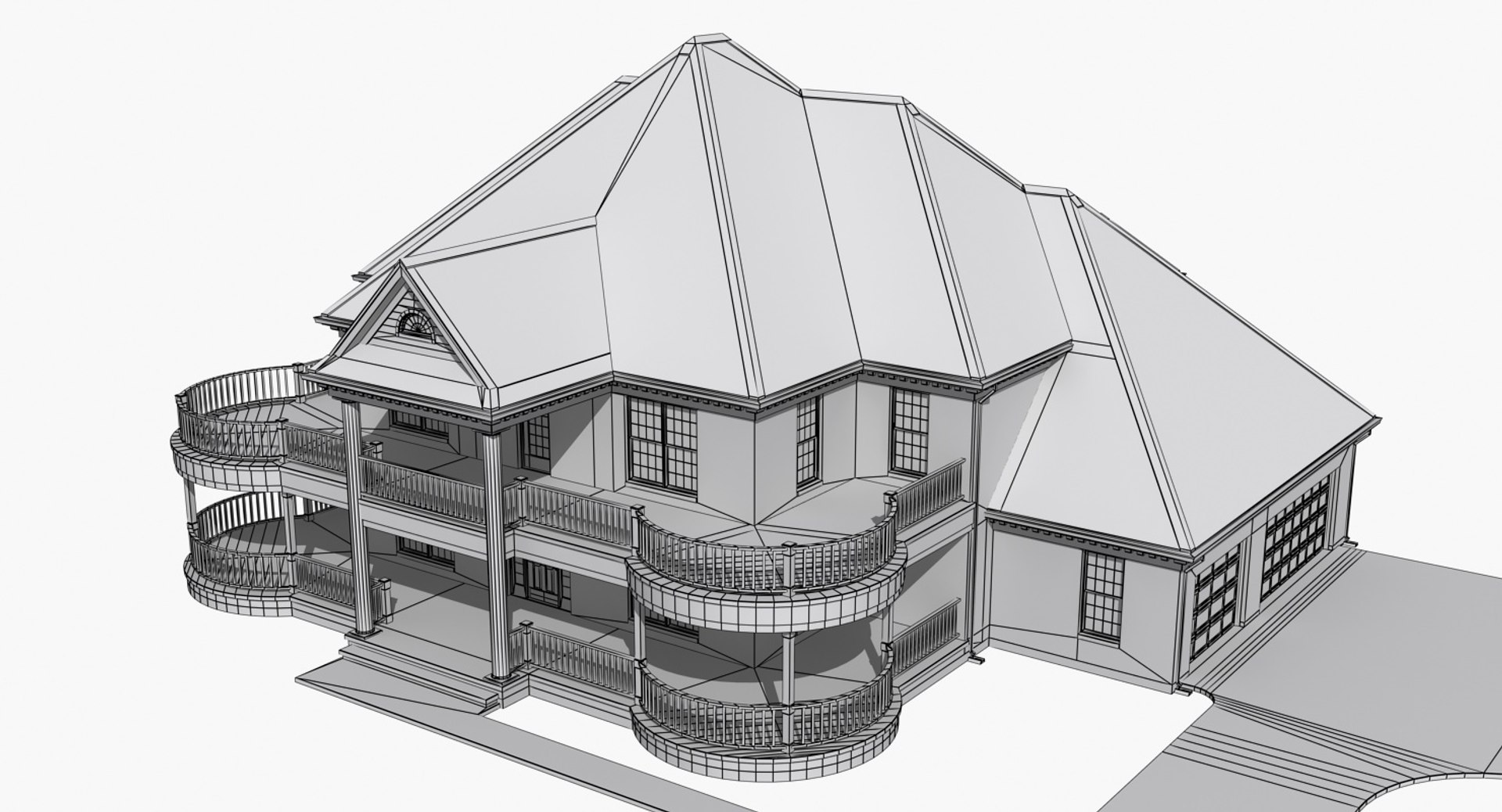 Story House 3d Model