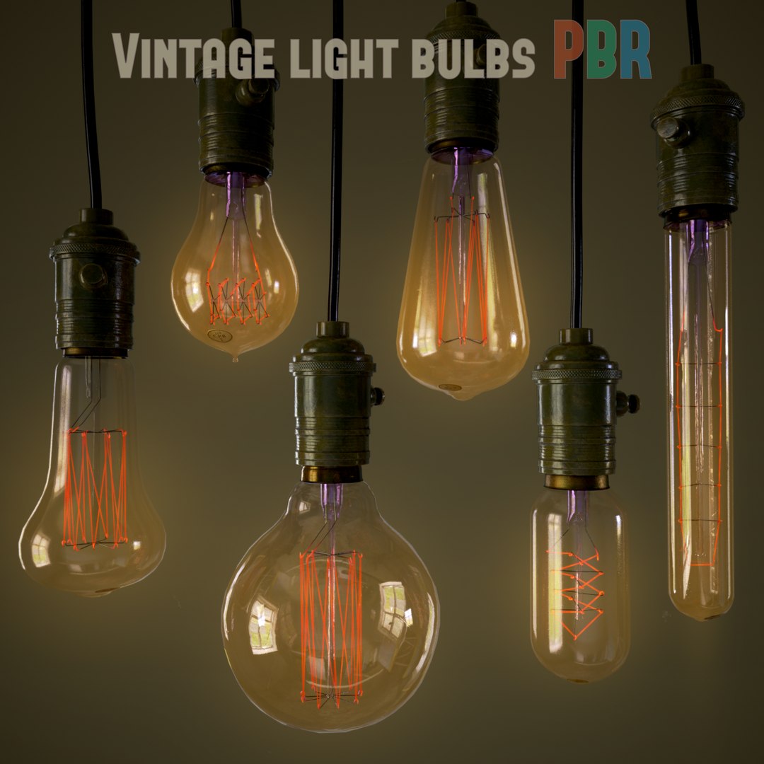 3D Light Bulbs Collection PBR Model - TurboSquid 2237382