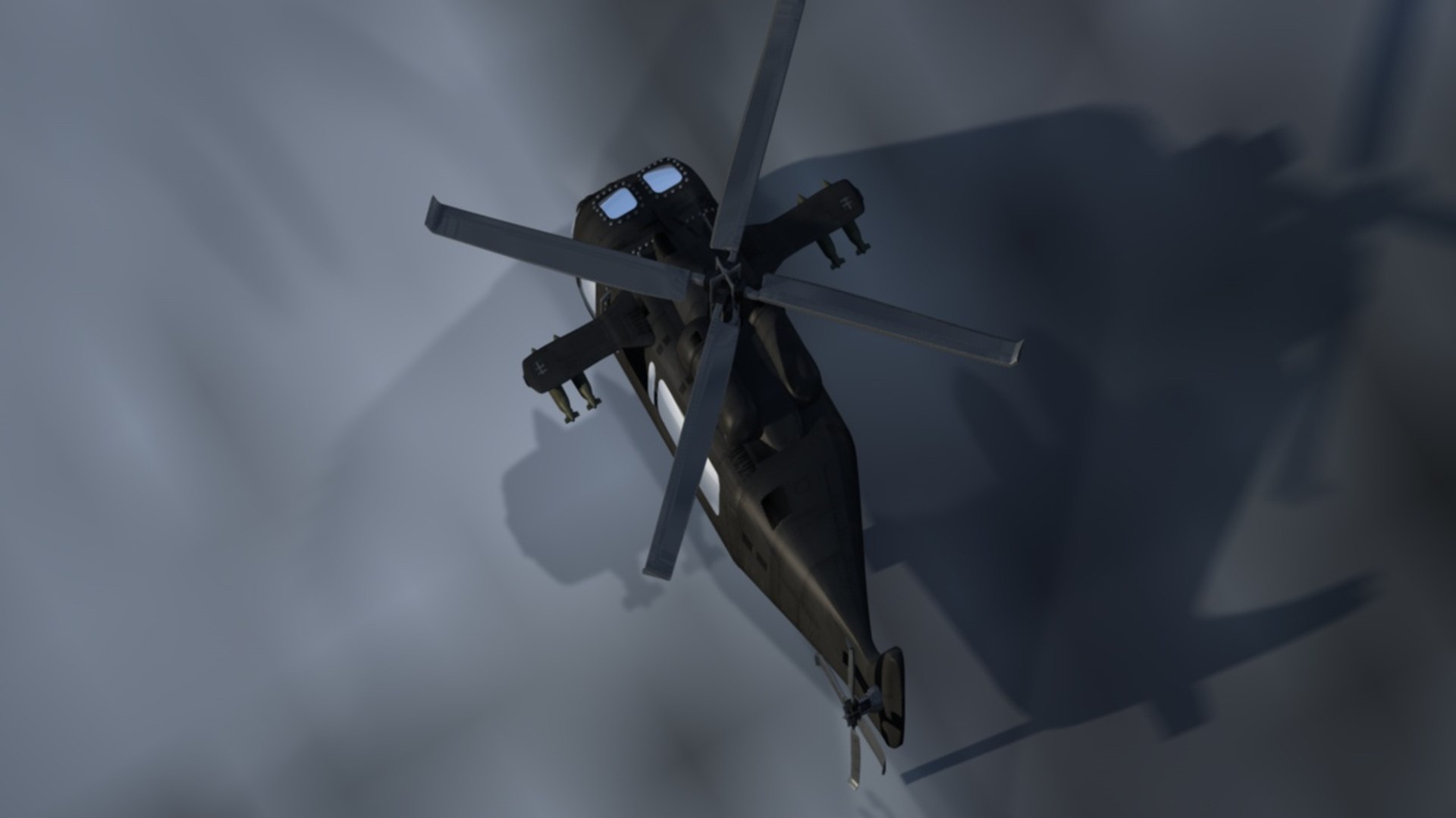 3 Moel Helicopter Black