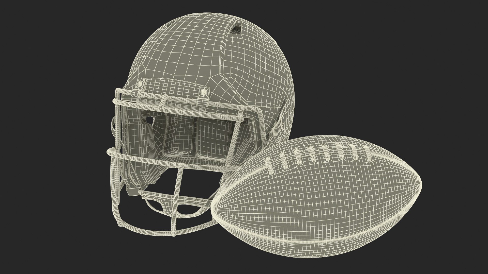 3D American Football Player Black Uniform Running The Ball - TurboSquid ...