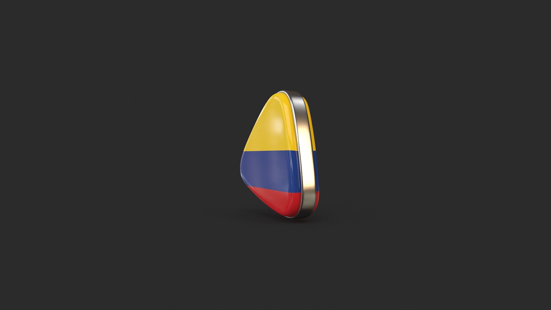 Colombia Flag Icon 3D - TurboSquid 2058917
