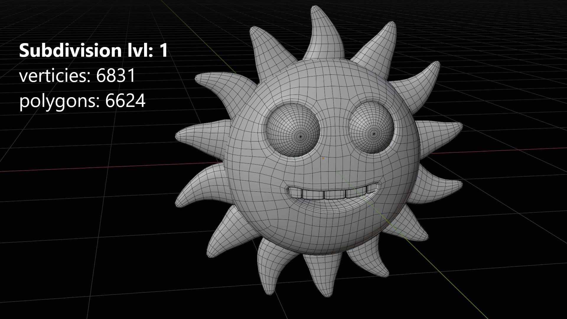 Cartoon Character 26 - Sun Model - TurboSquid 2188679