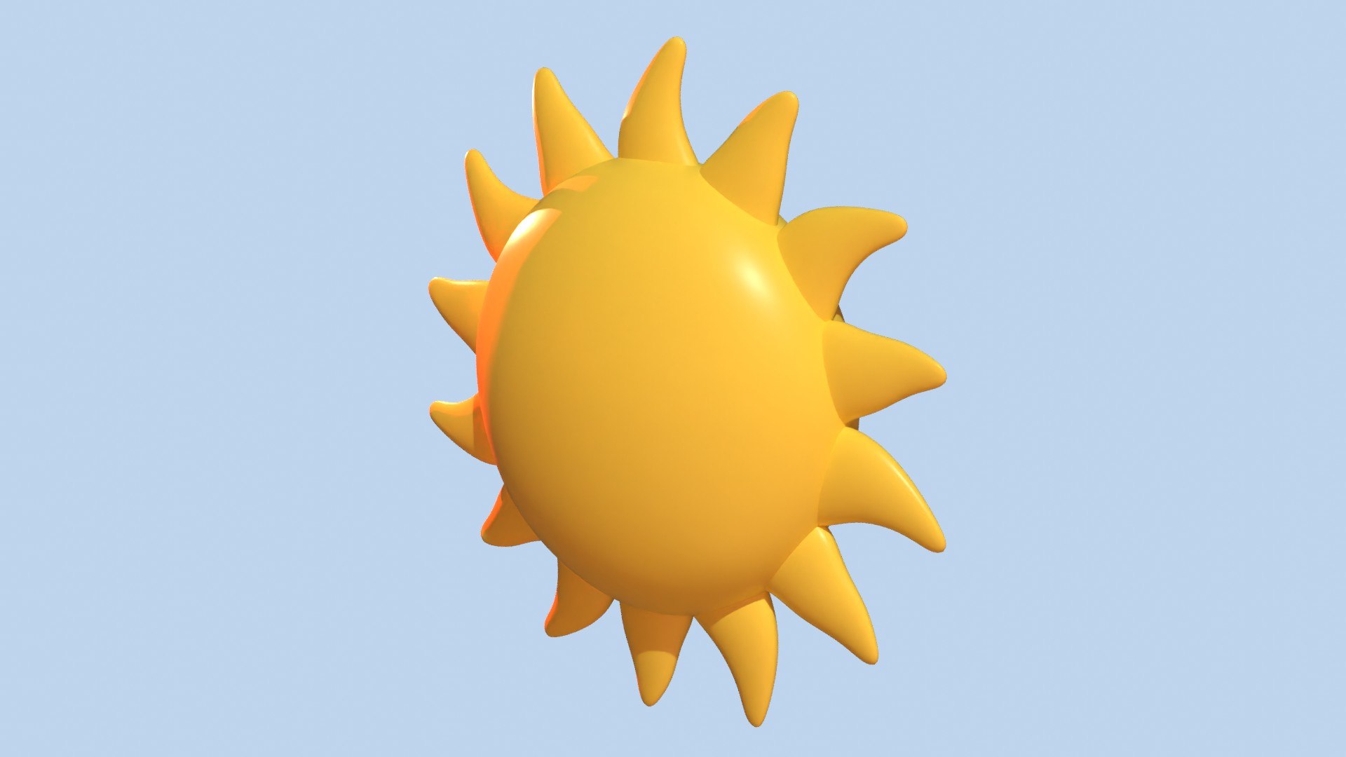 Cartoon Character 26 - Sun Model - TurboSquid 2188679