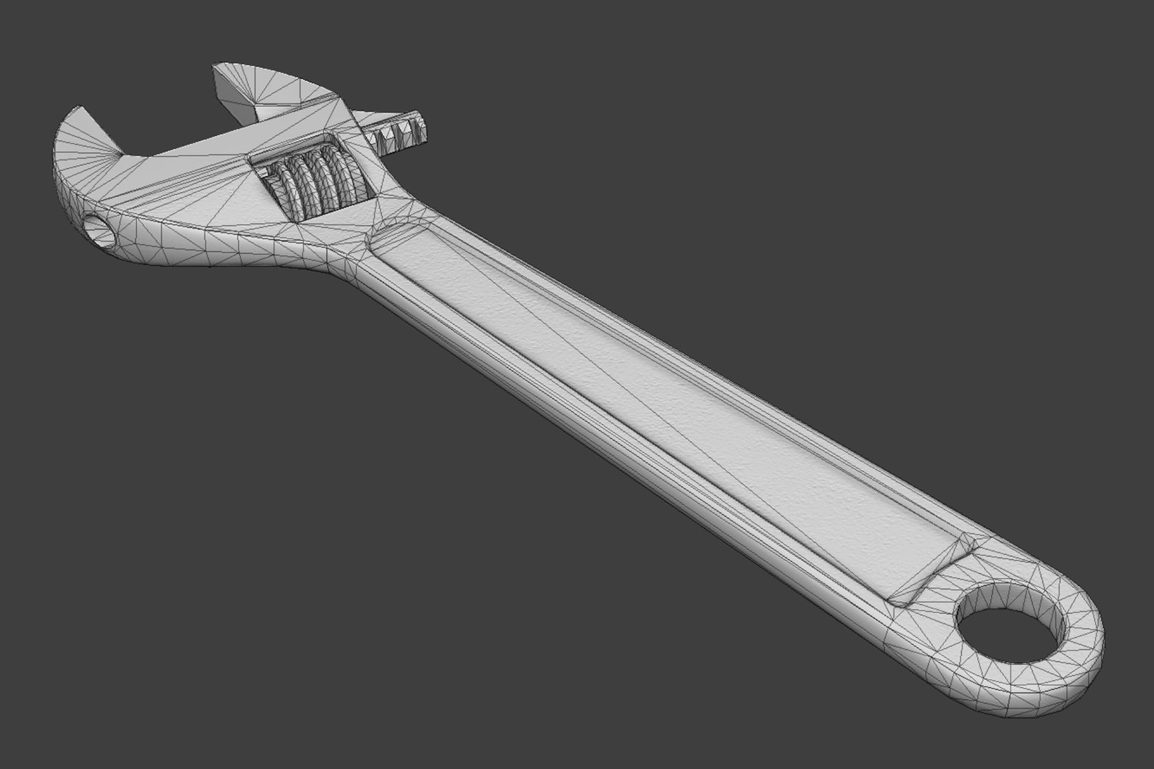 Adjustable Wrench 3D Model - TurboSquid 1367573