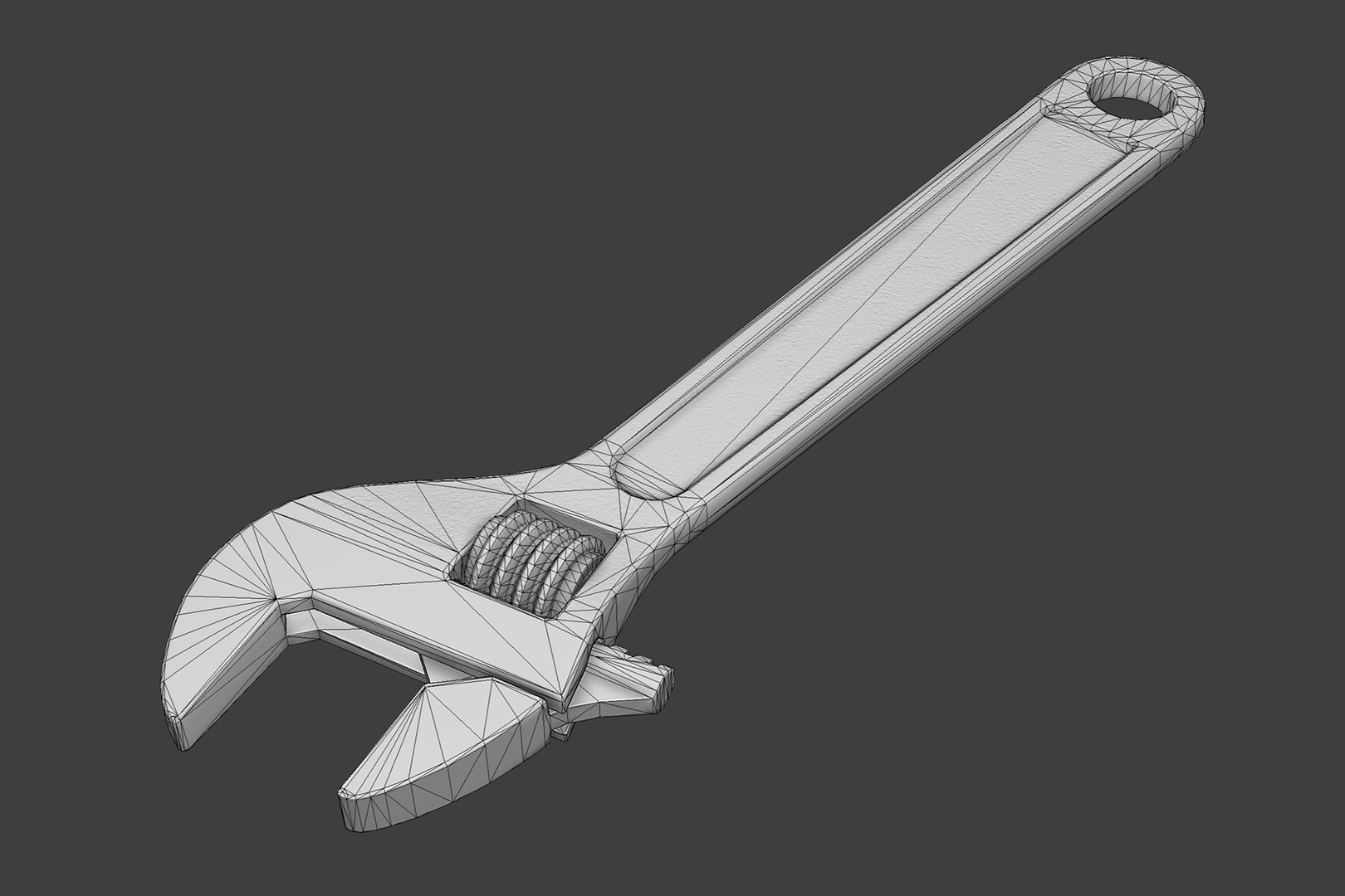Adjustable Wrench 3D Model - TurboSquid 1367573