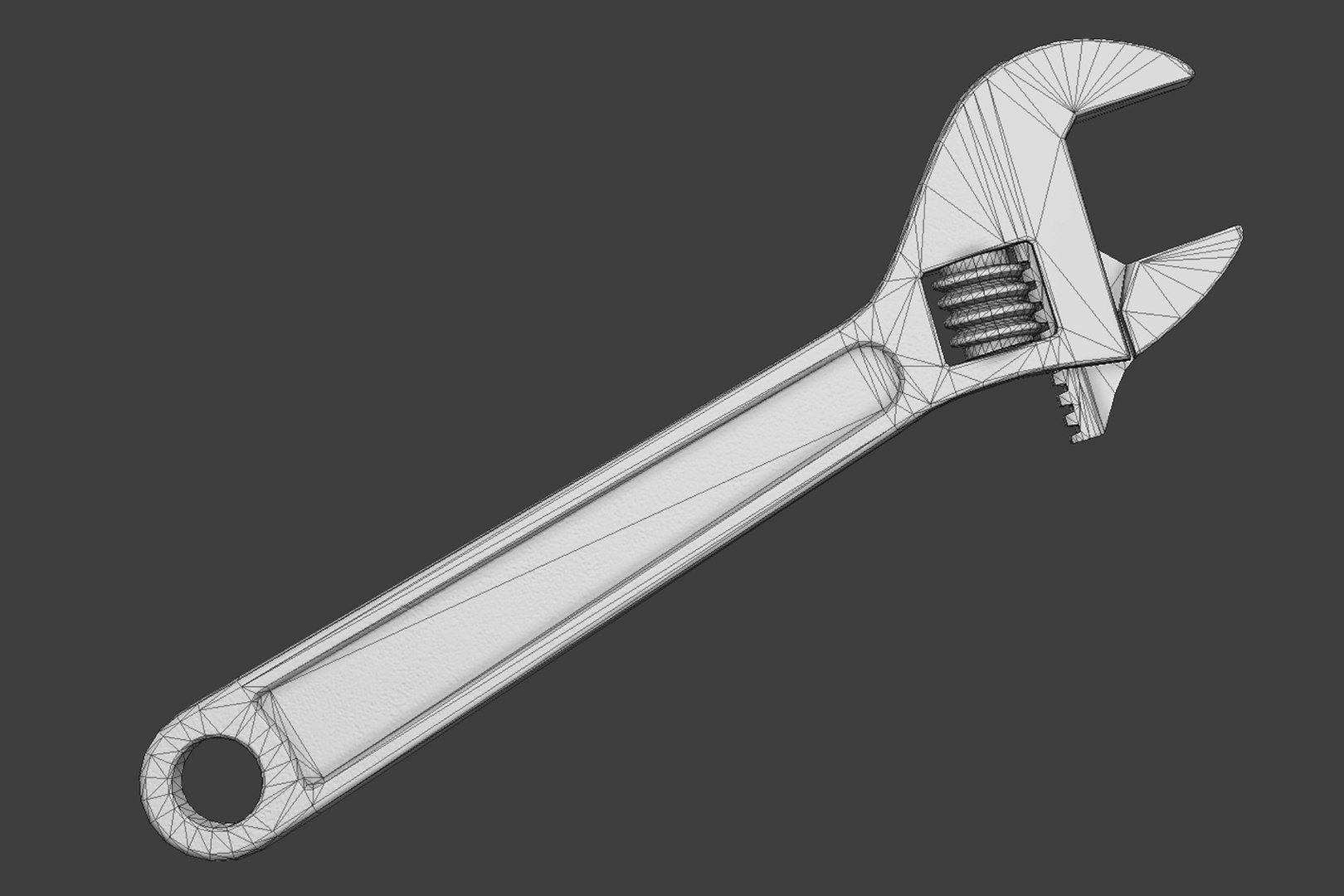 Adjustable Wrench 3D Model - TurboSquid 1367573