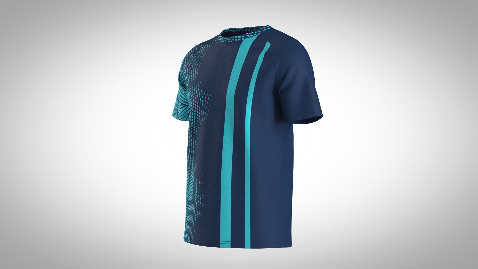 Premium Half Sleeve Raglan T-Shirt 3D Model - TurboSquid 2220159