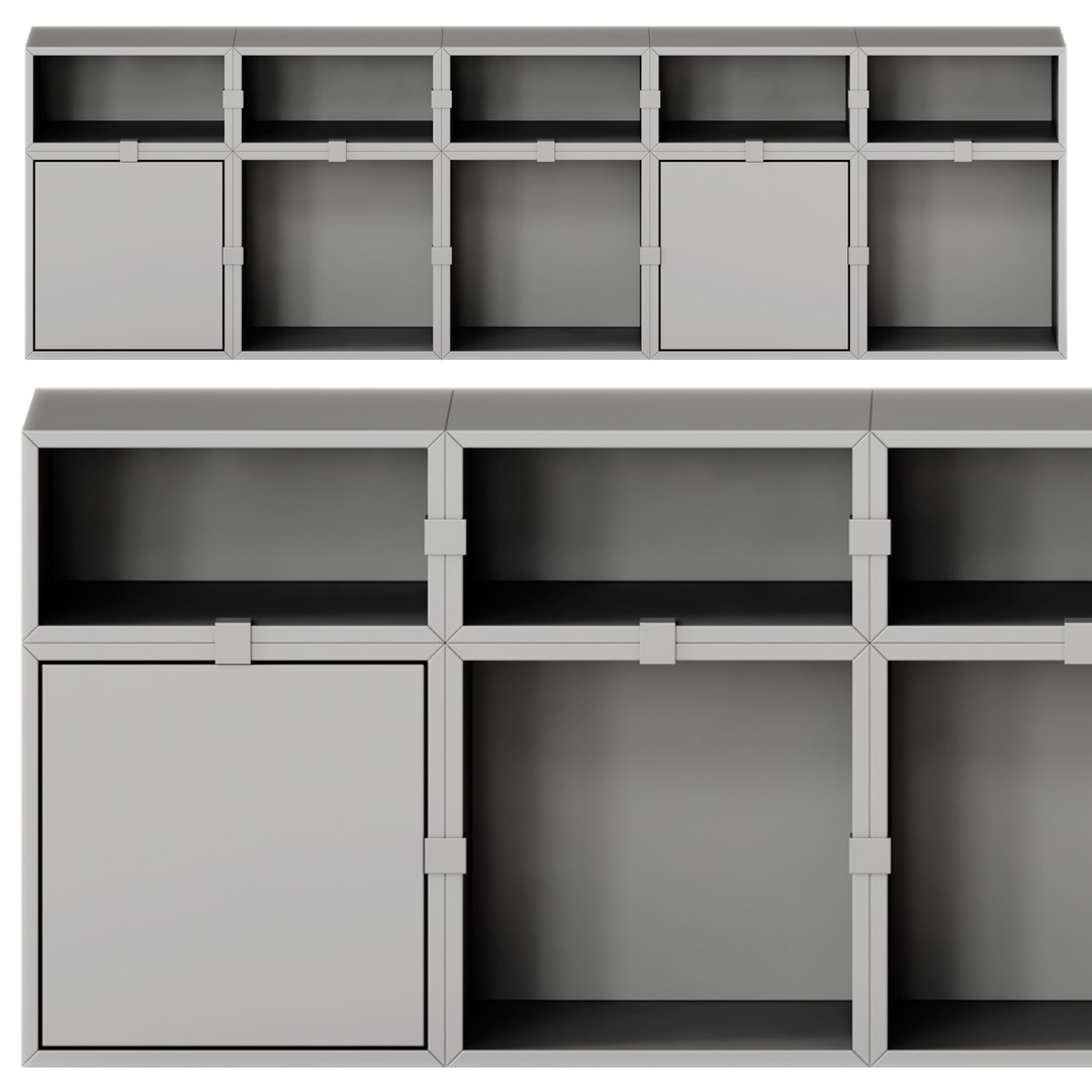 3D Muuto Stacked Storage System Configurations 8 Version 1 - TurboSquid ...