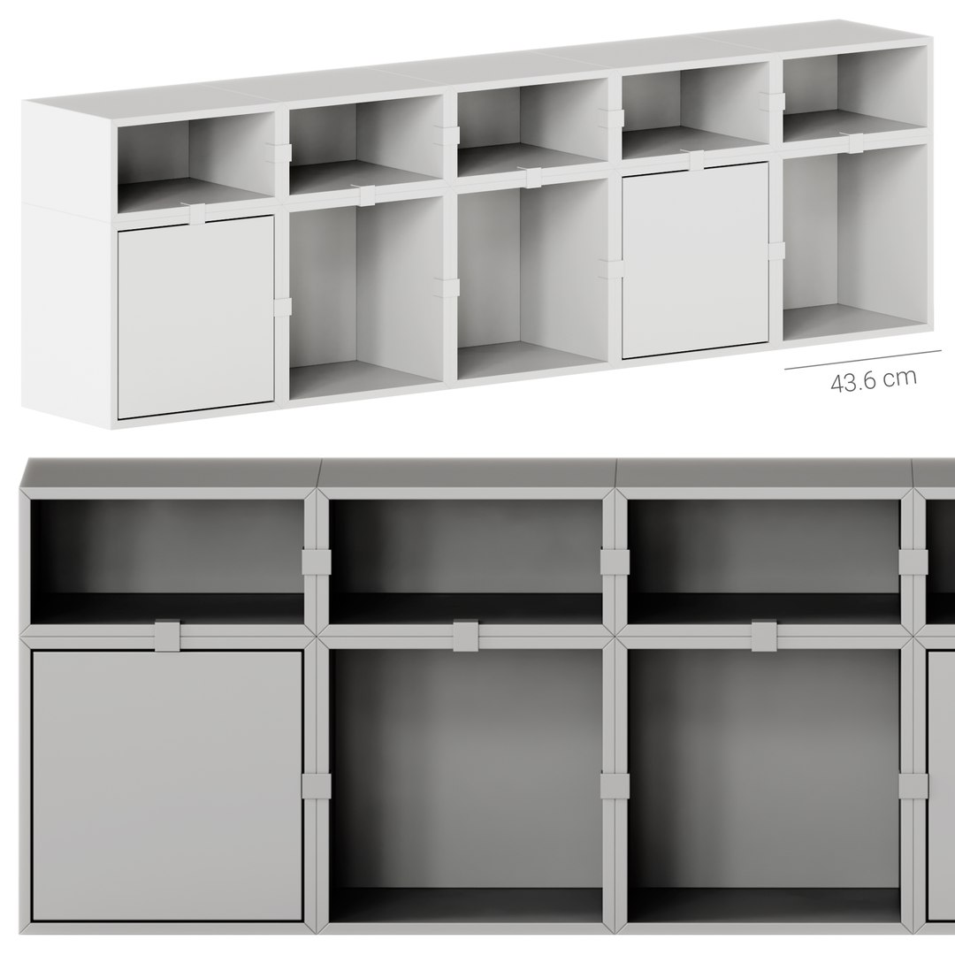3D Muuto Stacked Storage System Configurations 8 Version 1 - TurboSquid ...