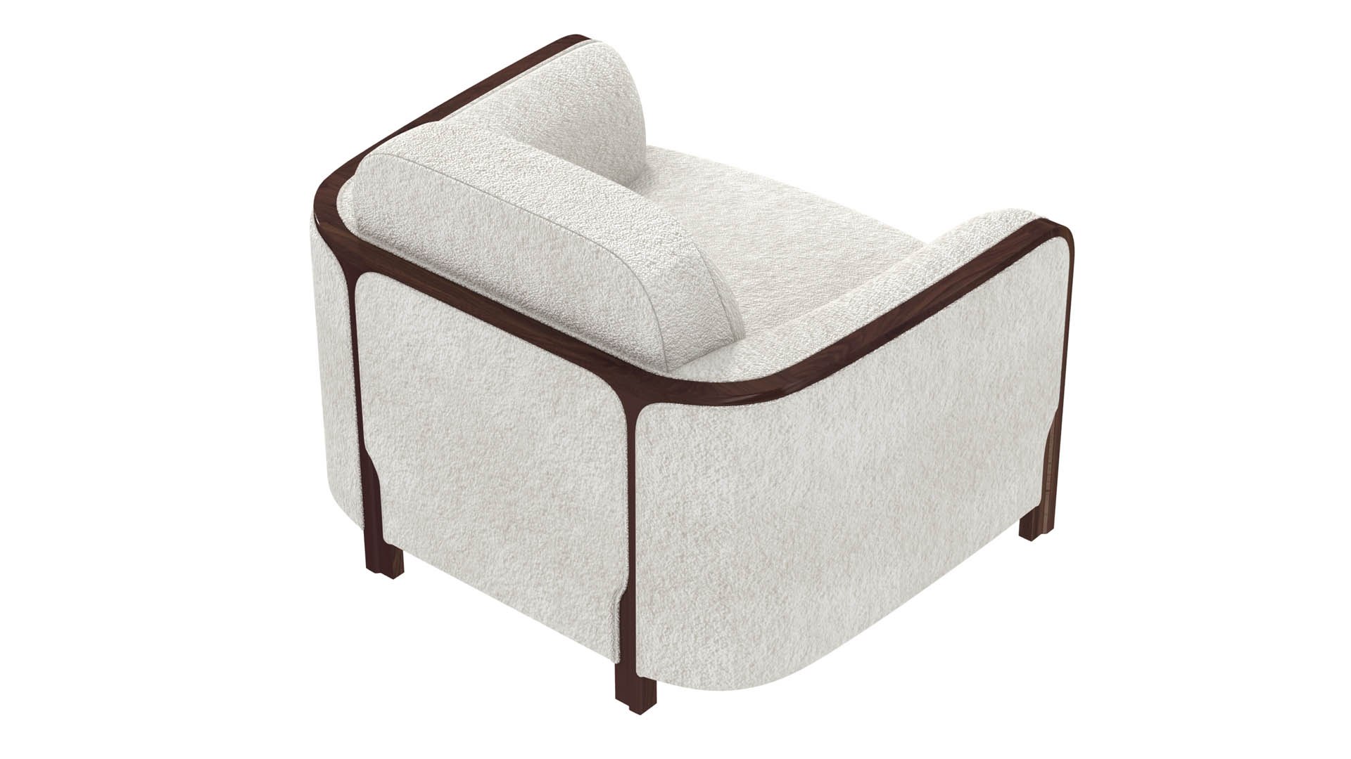 3D Model Atelier Purcell Artus Lounge Chair - TurboSquid 2208316