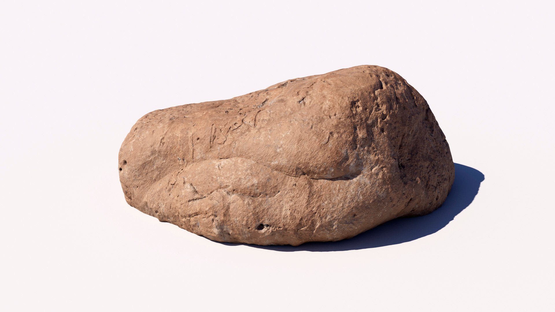 3D Model Small Rock Red - TurboSquid 2226555