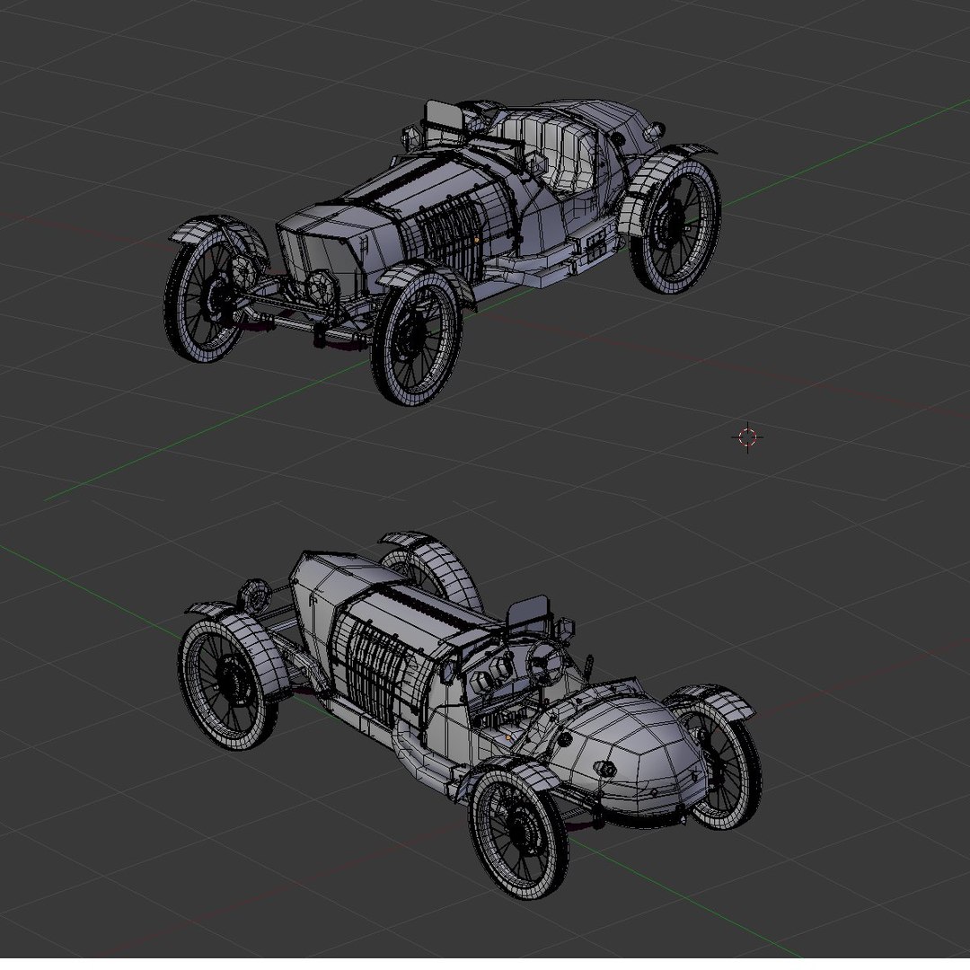 3ds max car vintage sport