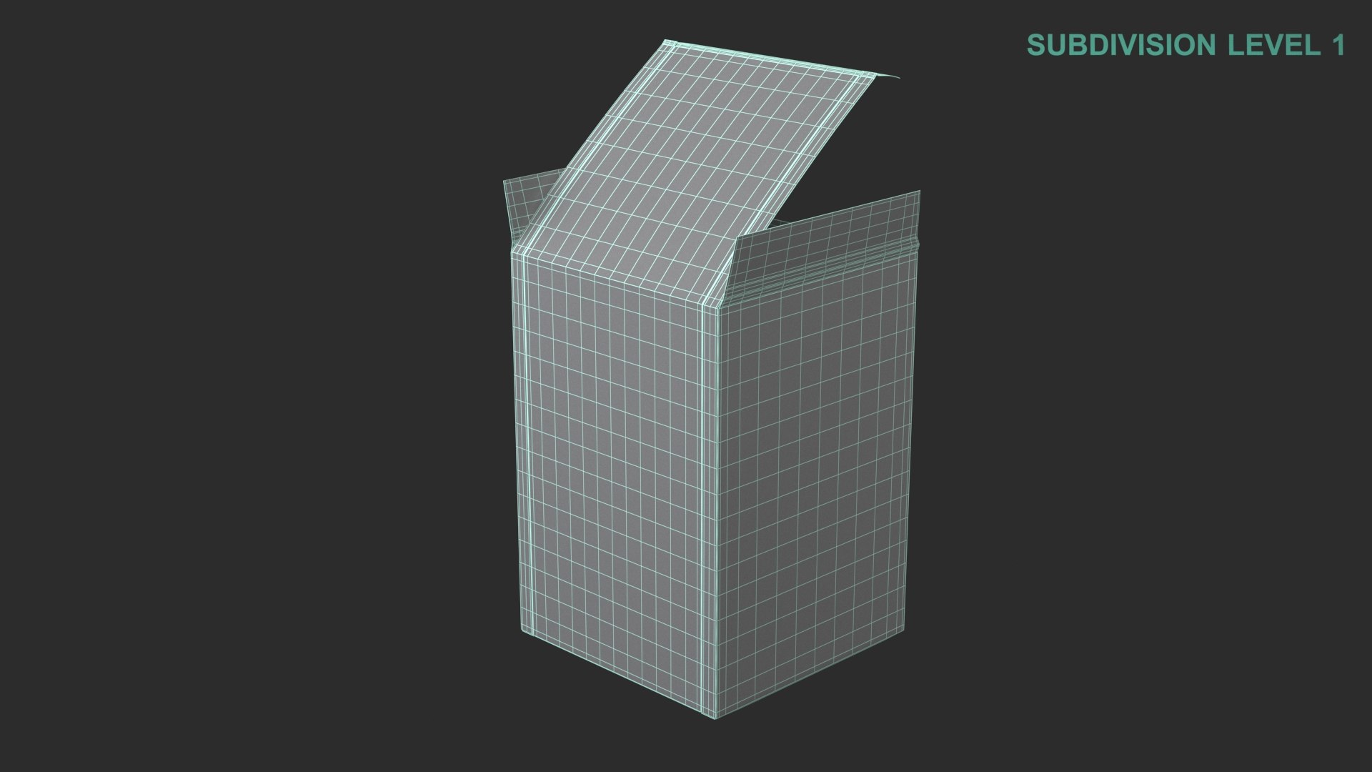 3D Model Open Packaging Product Box - TurboSquid 2155386