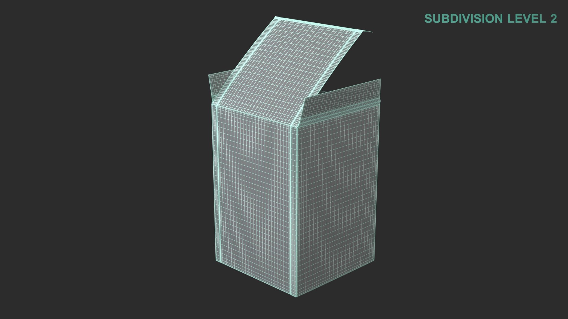 3D Model Open Packaging Product Box - TurboSquid 2155386