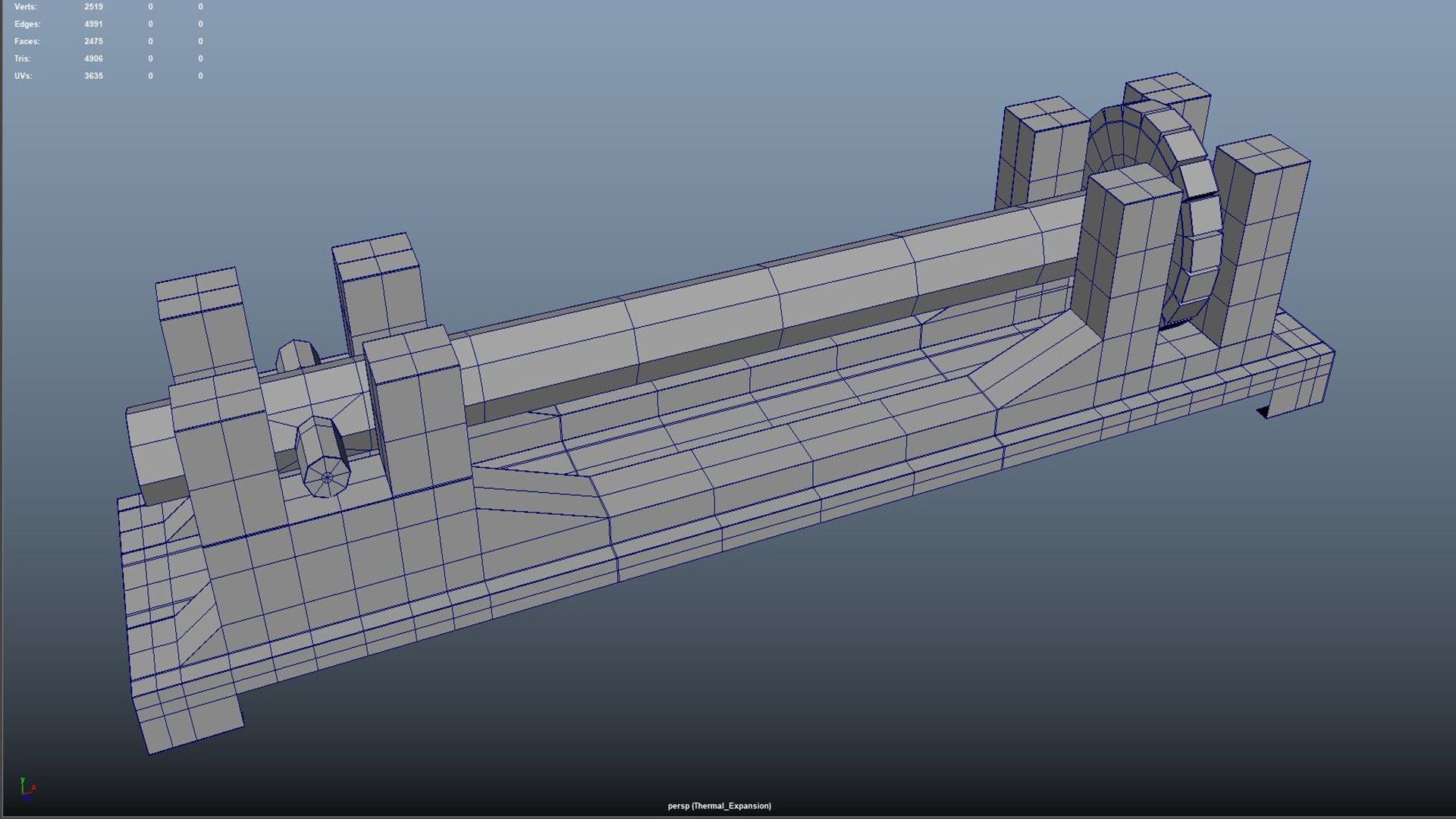 3D Thermal Expansion Of Solids Model - TurboSquid 2327266