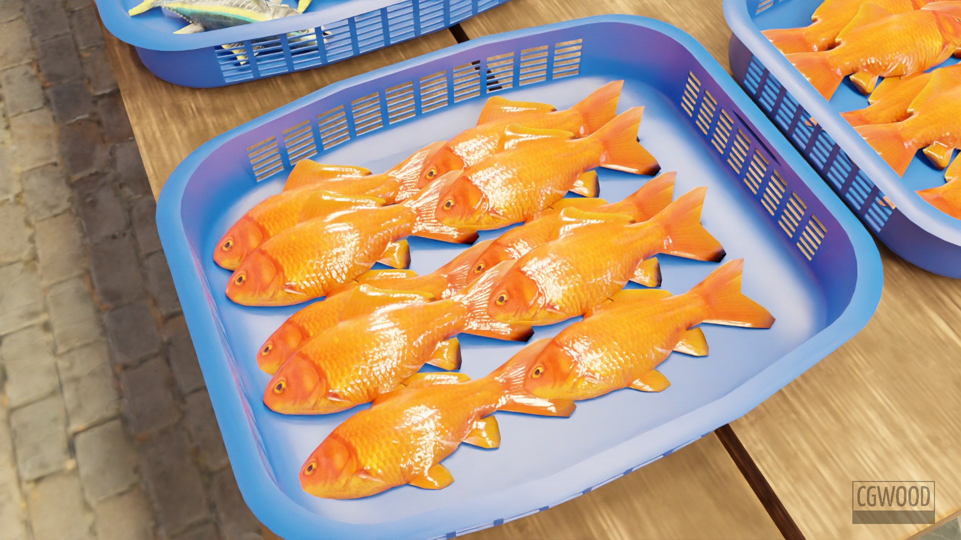 3D Seafood Market - TurboSquid 2288668