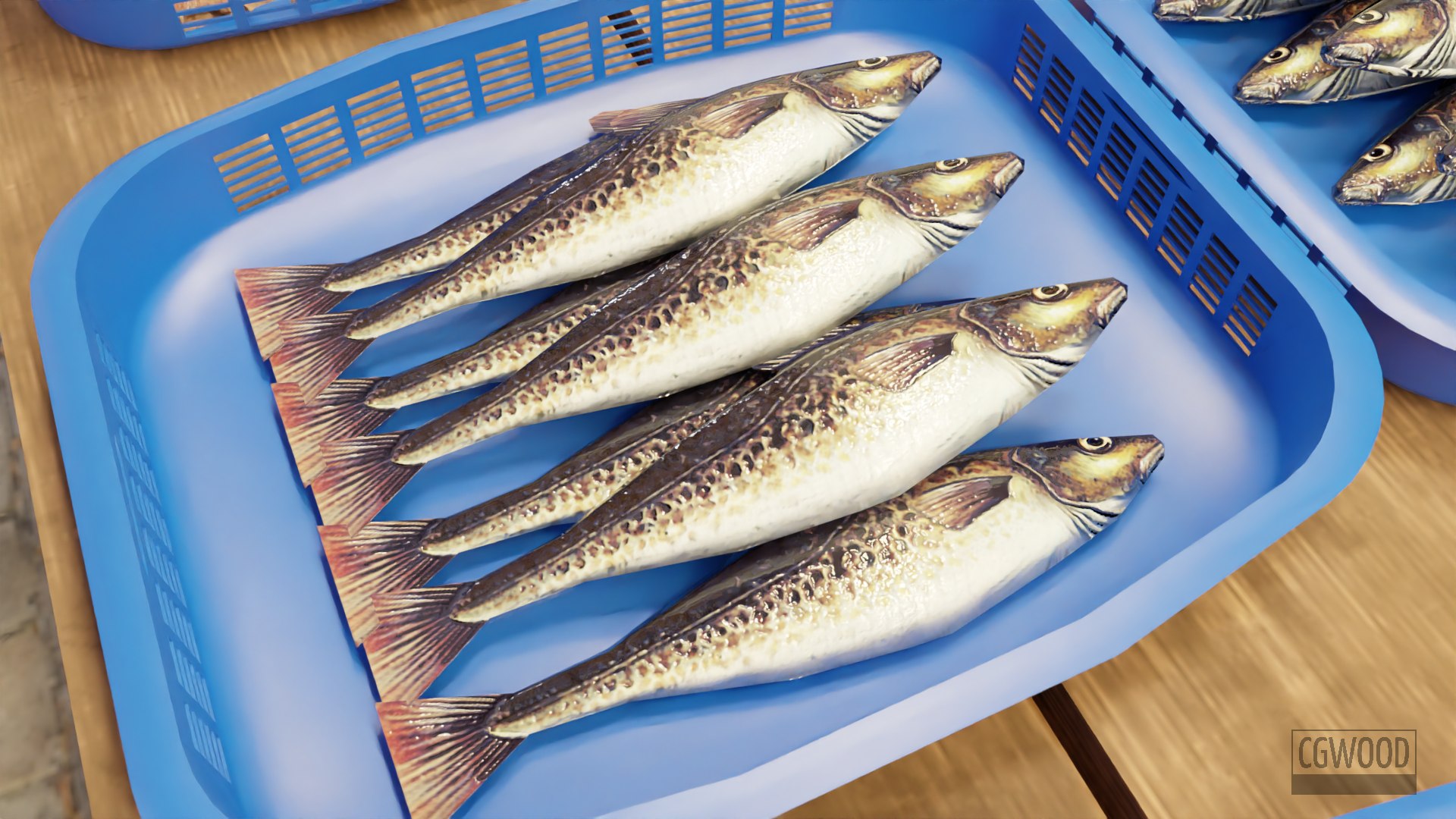 3D Seafood Market - TurboSquid 2288668