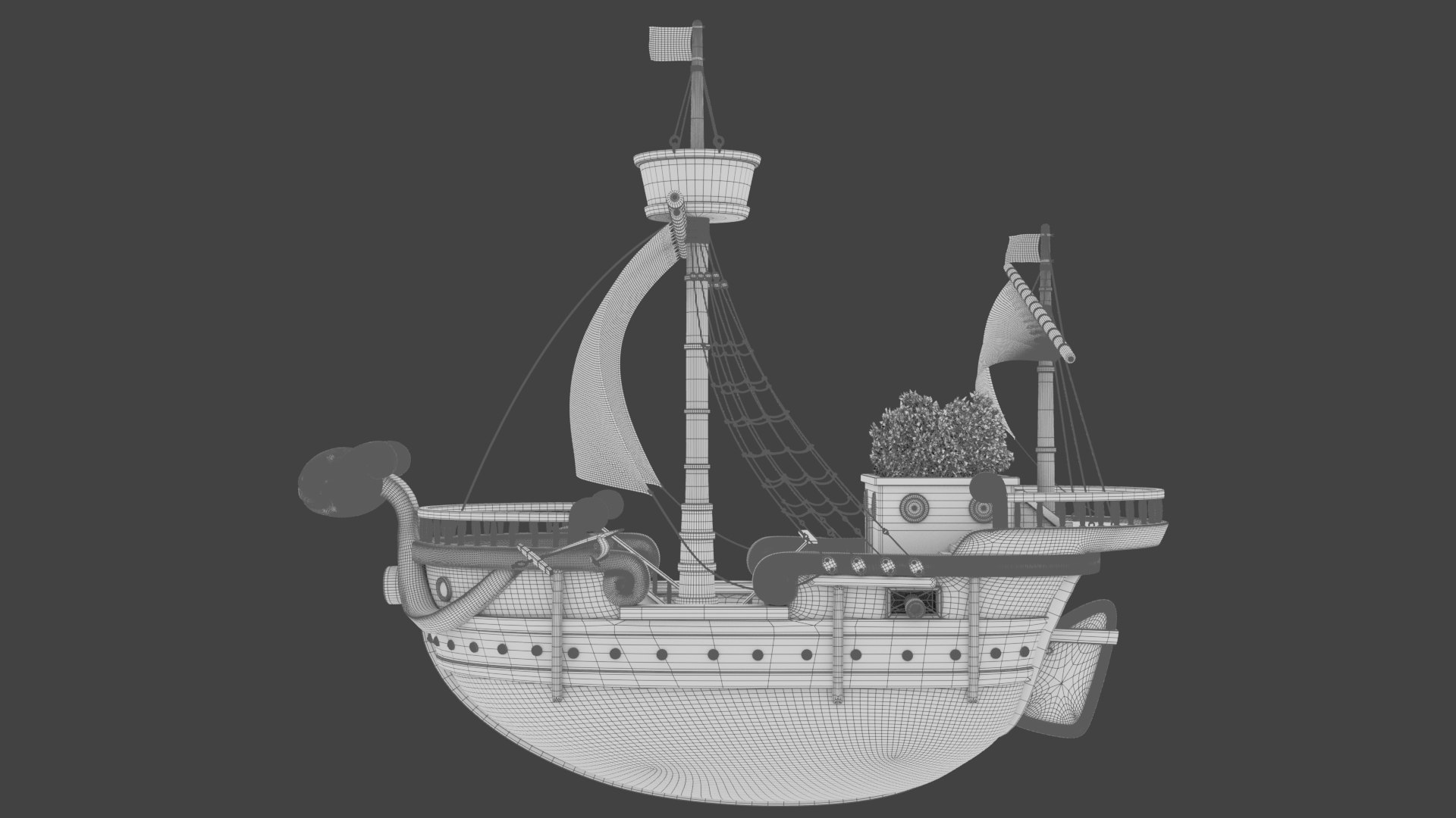 Going Merry One Piece 3D - TurboSquid 2168318