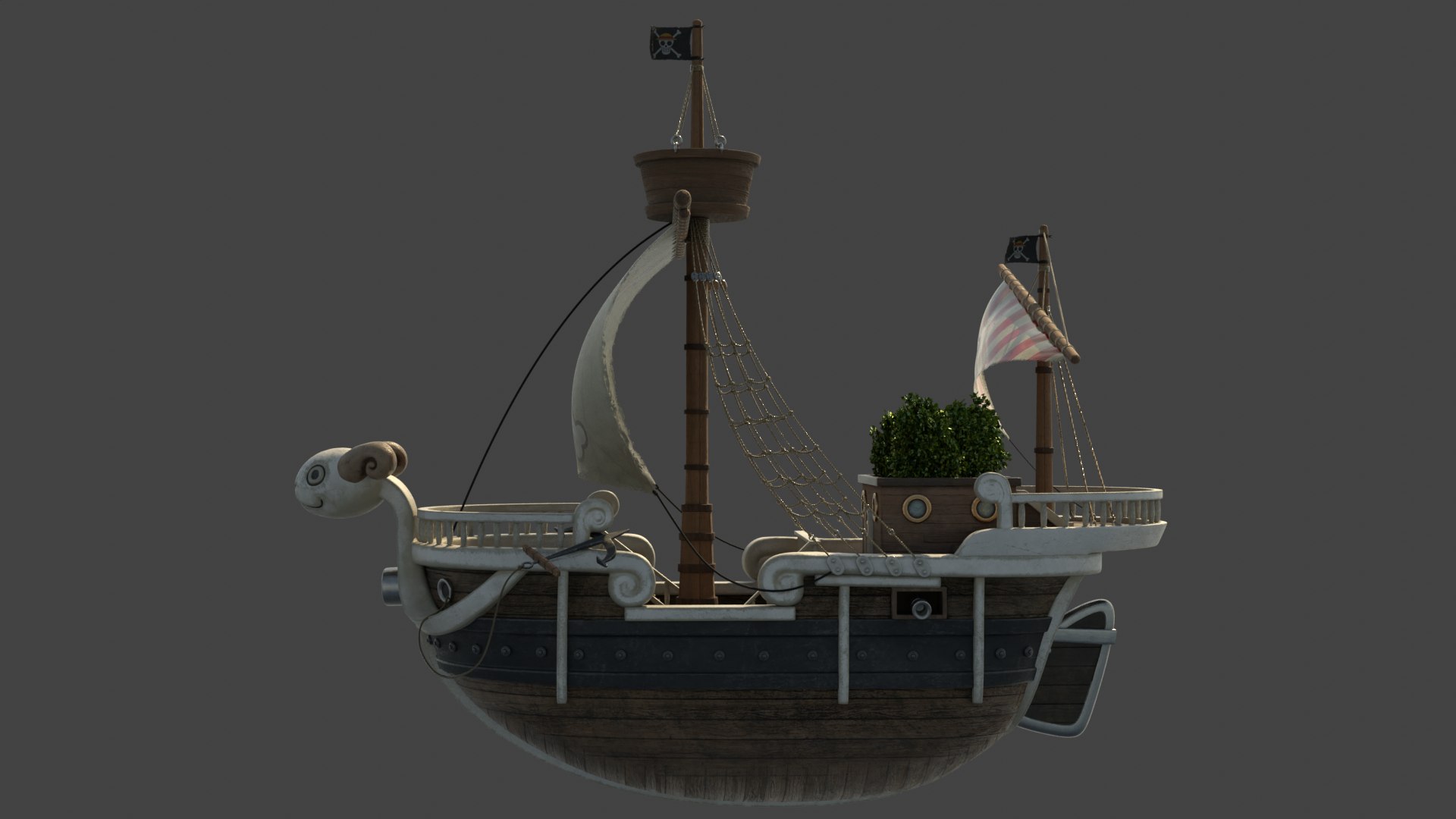 Going Merry One Piece 3D - TurboSquid 2168318
