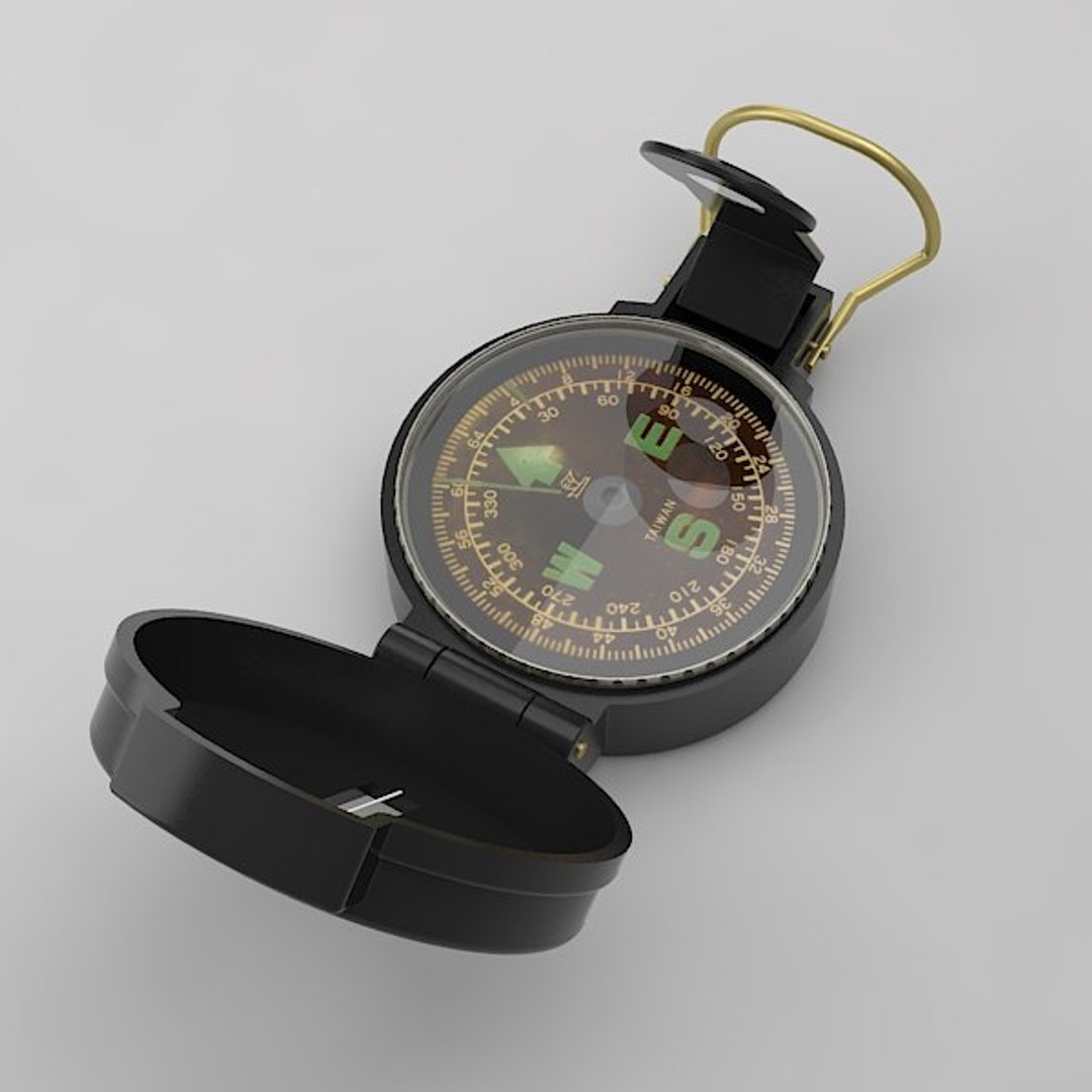 3d model compass