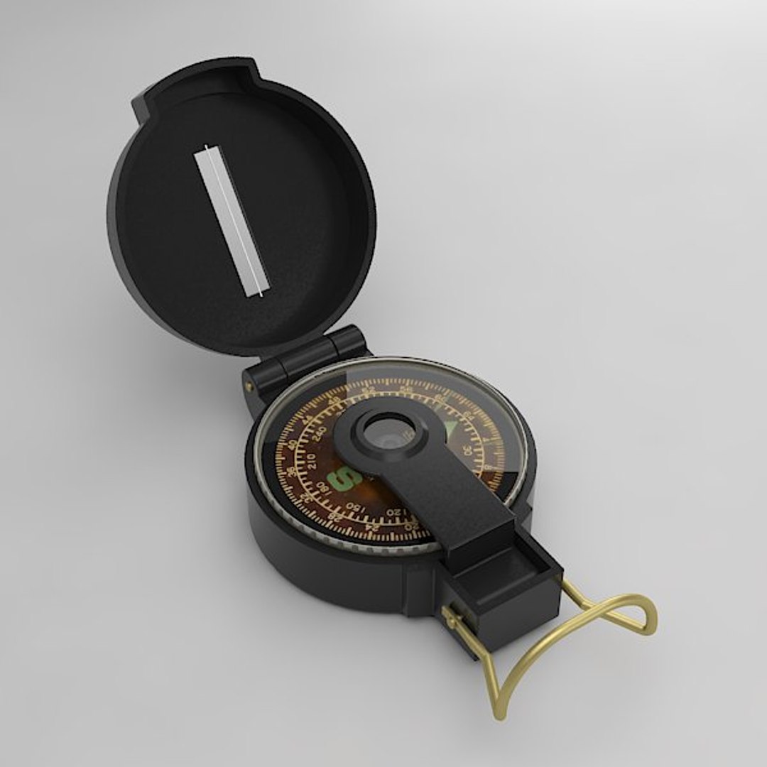 3d model compass