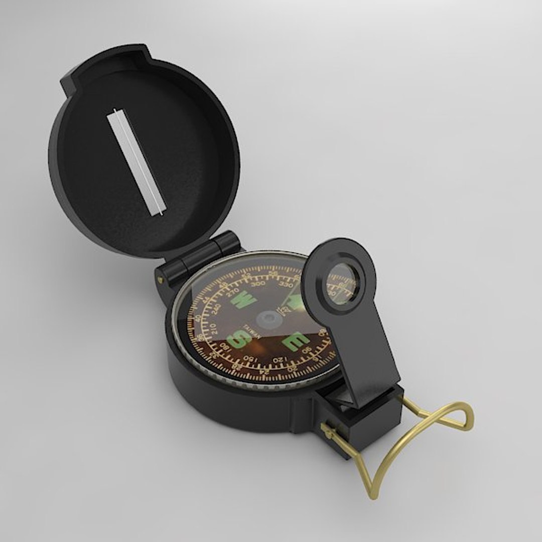 3d model compass