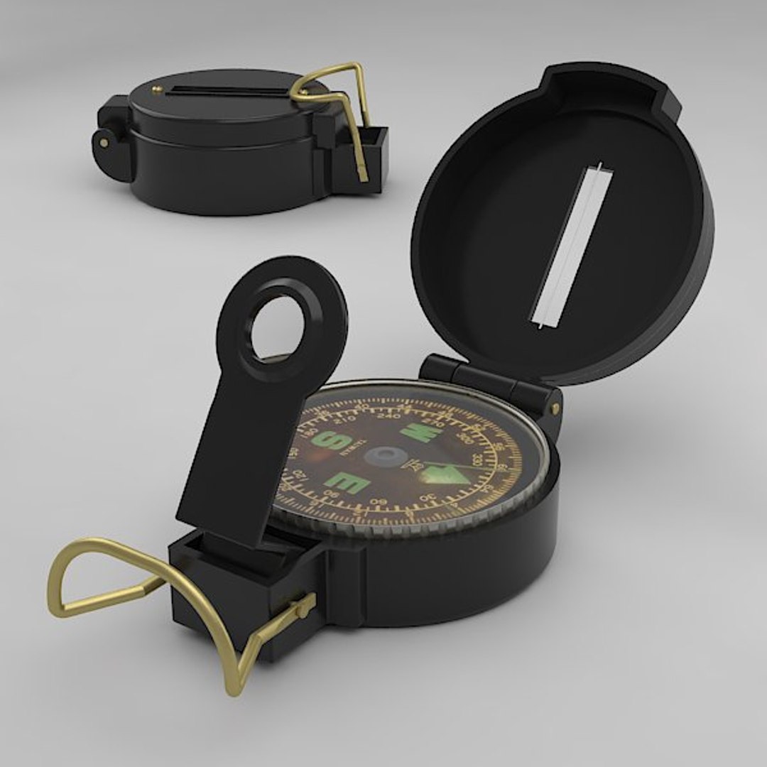 3d model compass