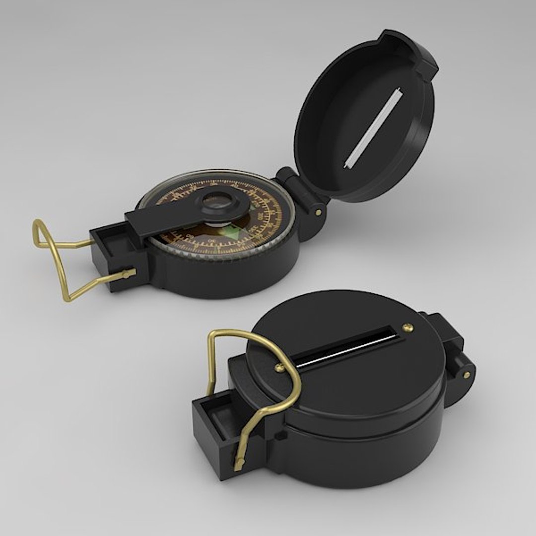 3d model compass