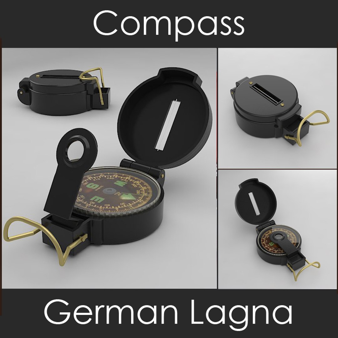 3d model compass