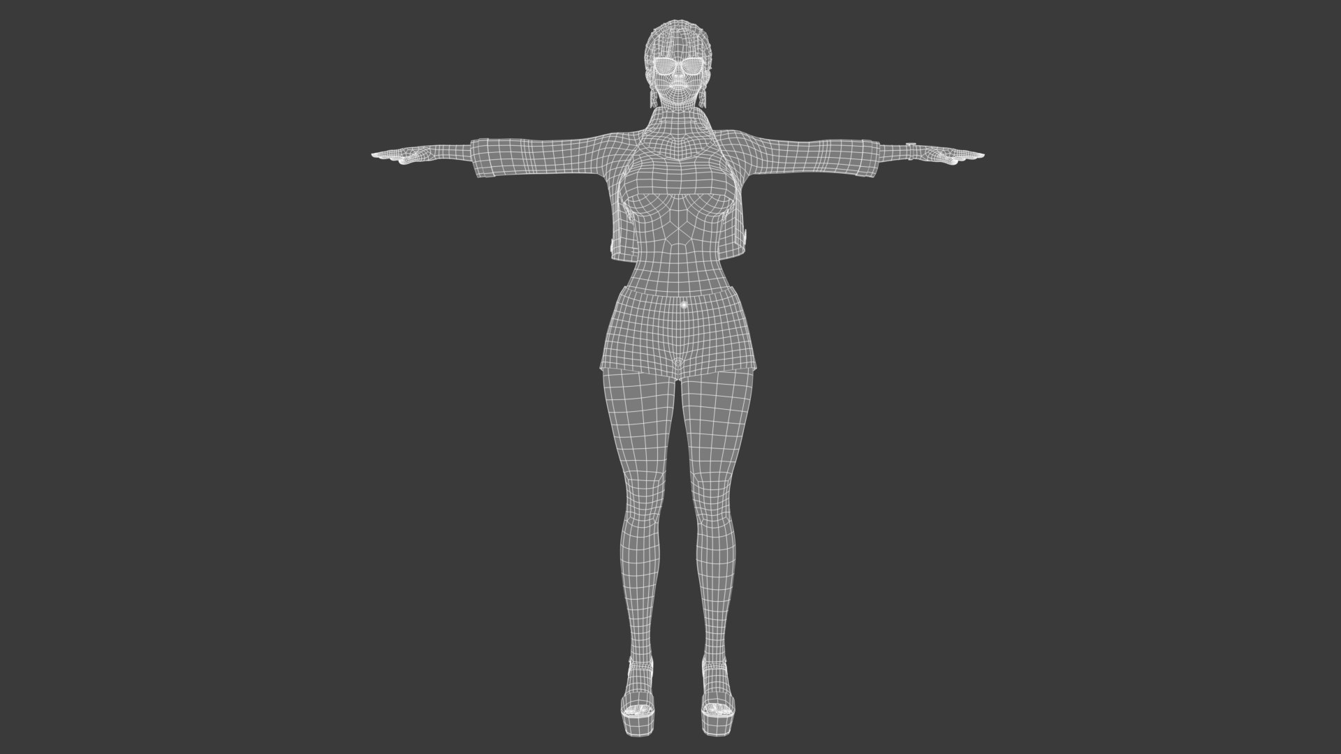 3d Female Character Rigged Turbosquid 2217384