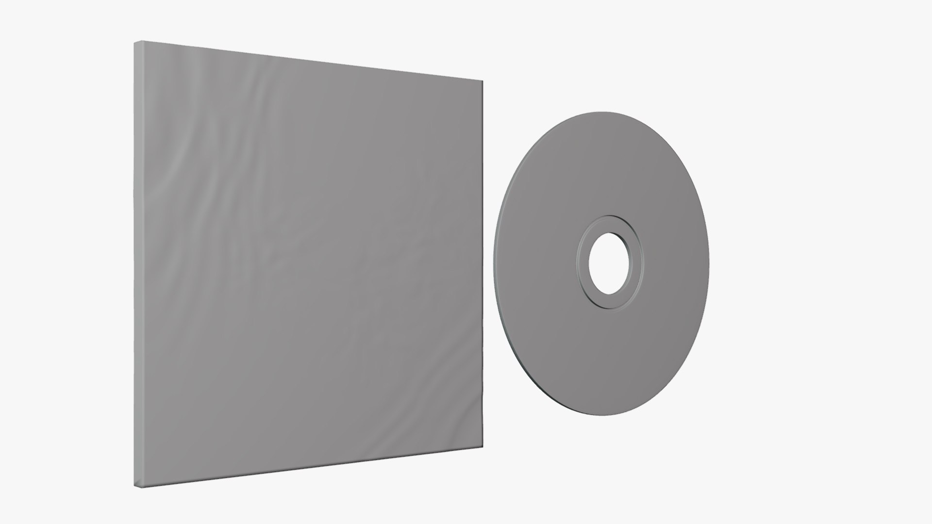 3D Model Basic DVD Case - Geometry Only No Textures No Materials ...