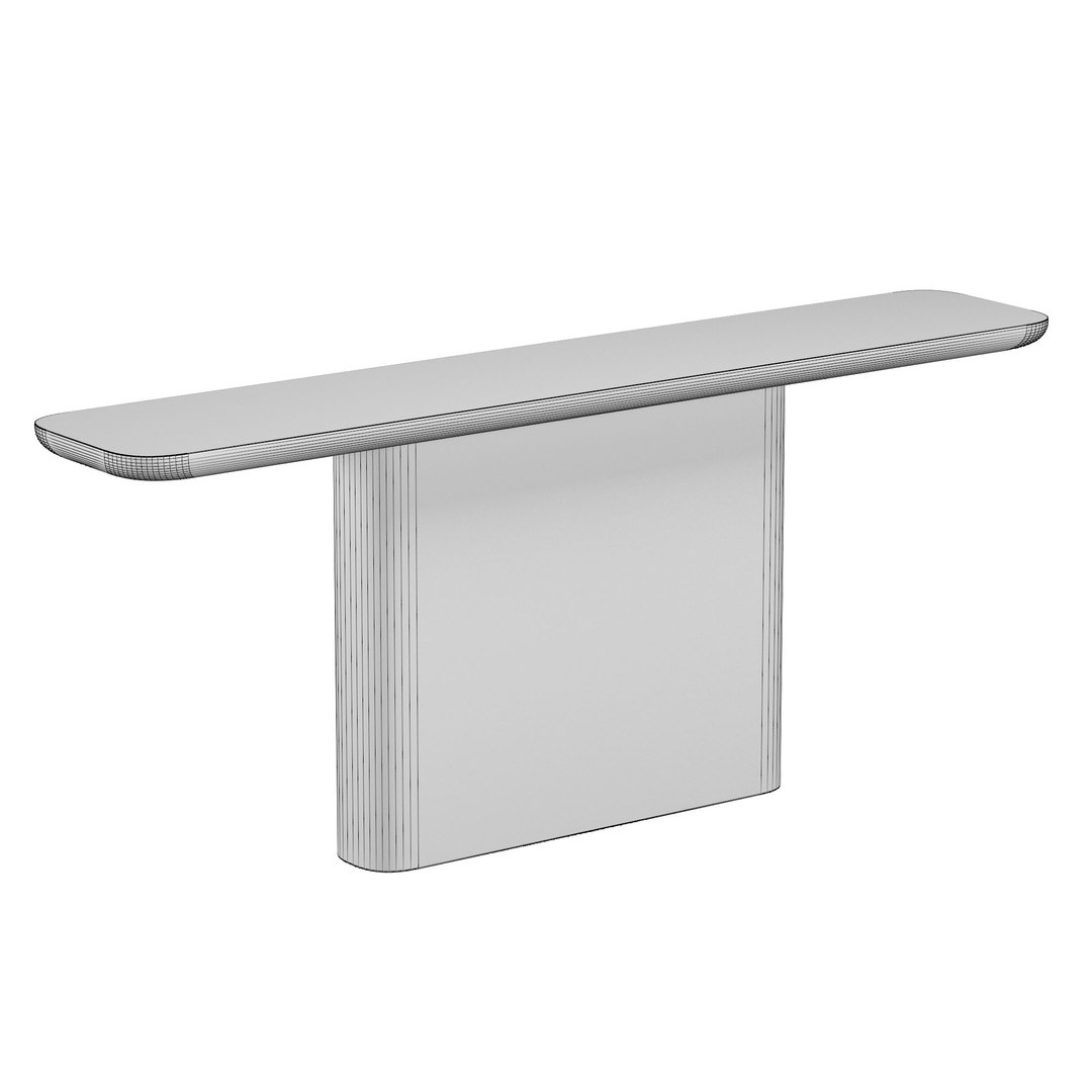 3D OSLO PEDESTAL CONSOLE TABLE - TurboSquid 1920257
