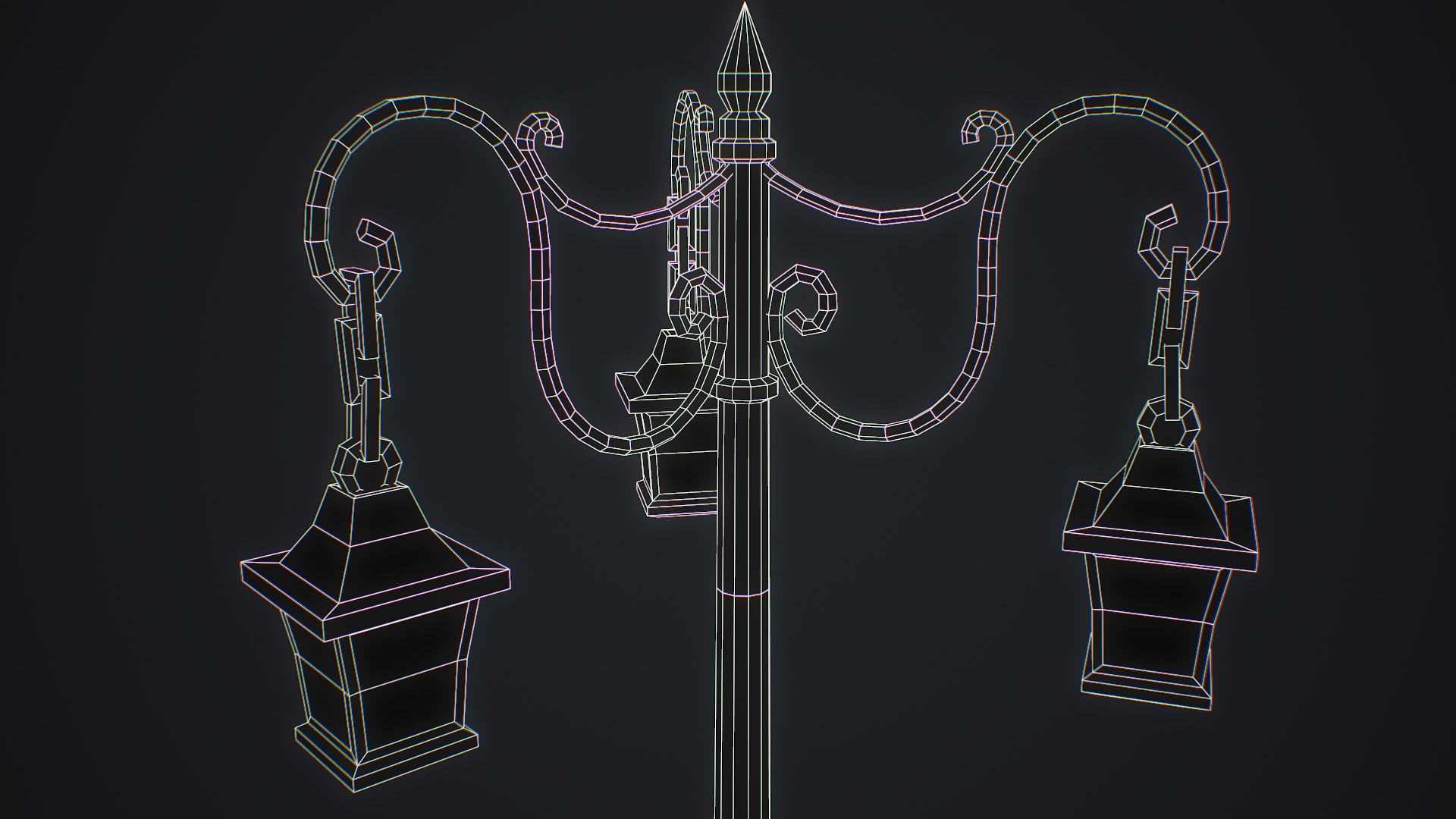 3D Stylized Street Lantern - Low Poly Game Ready - TurboSquid 1987500
