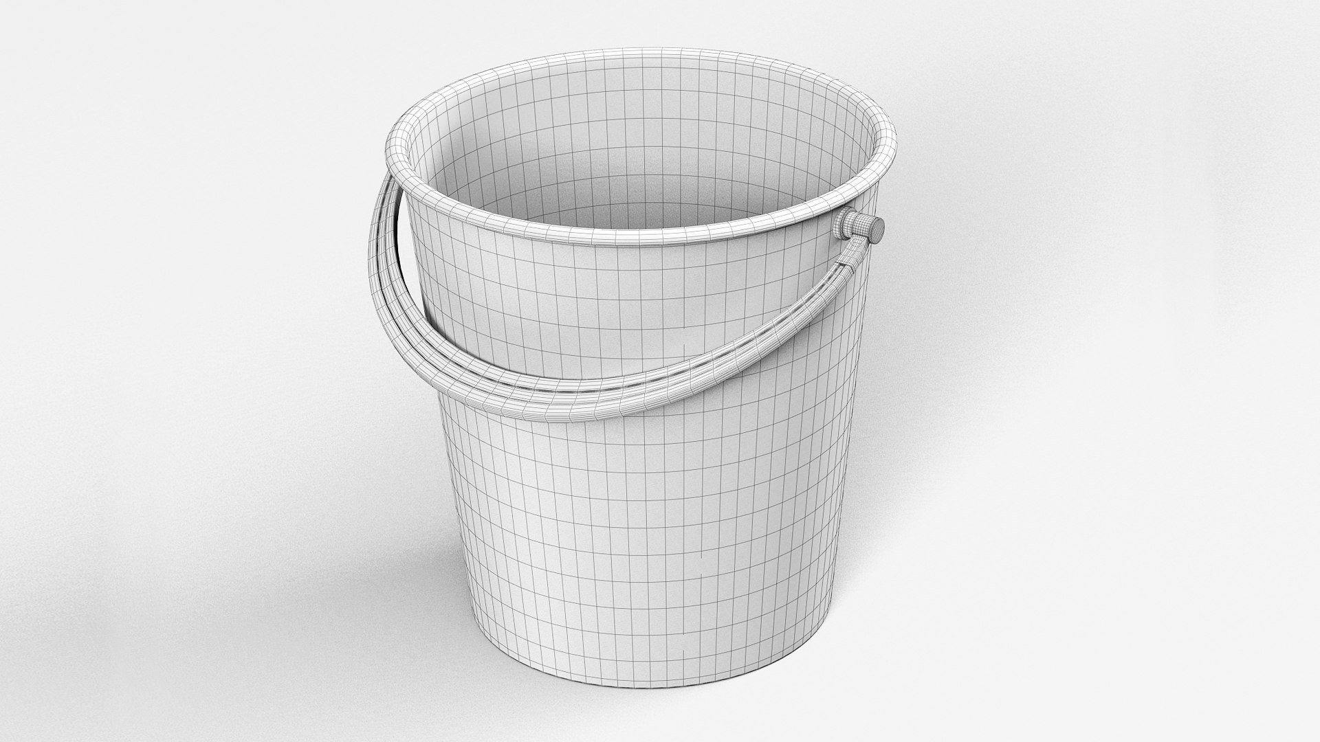 3D model realistic plastic bucket - TurboSquid 1693747