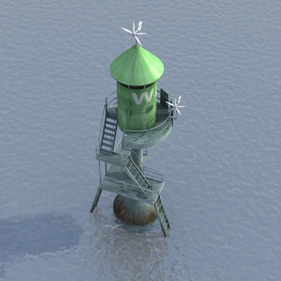 Small Lighthouse 3d Model