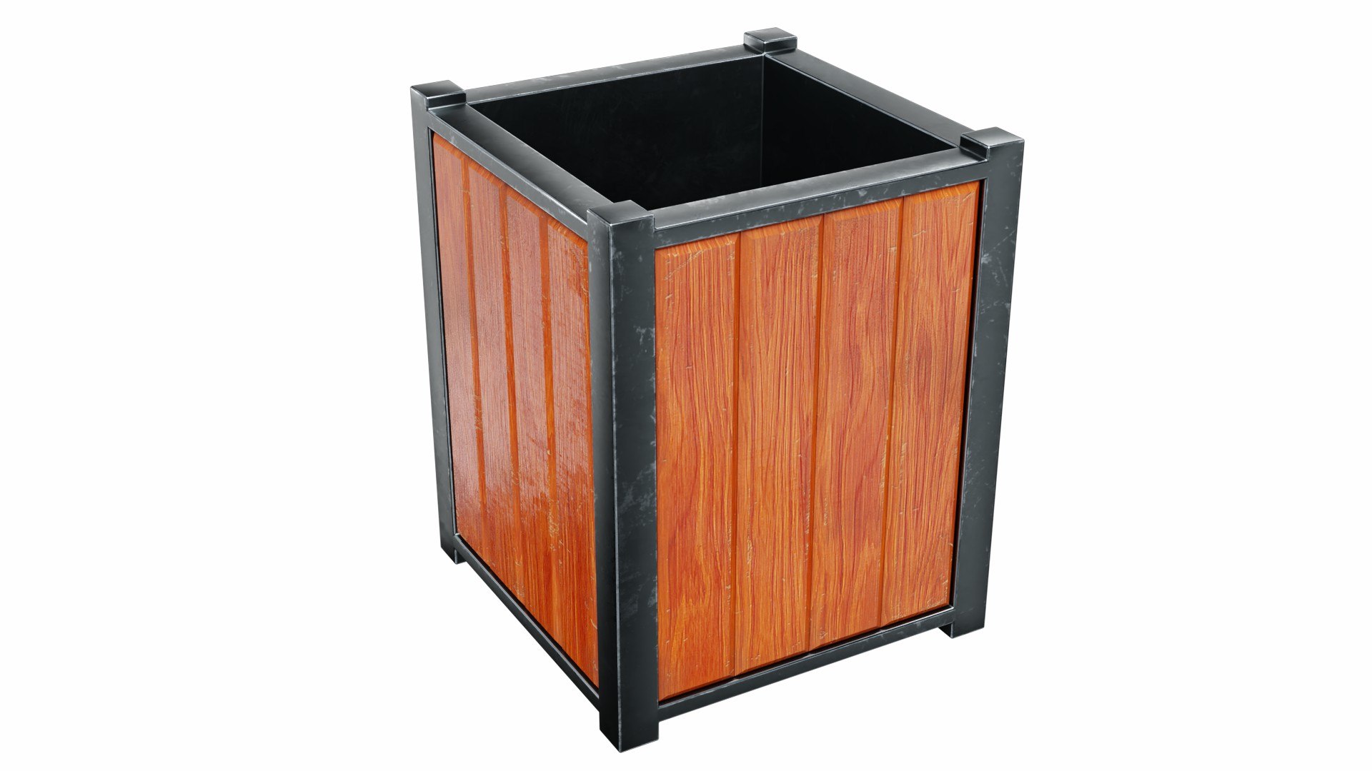 Trash can set 3D model - TurboSquid 1931366