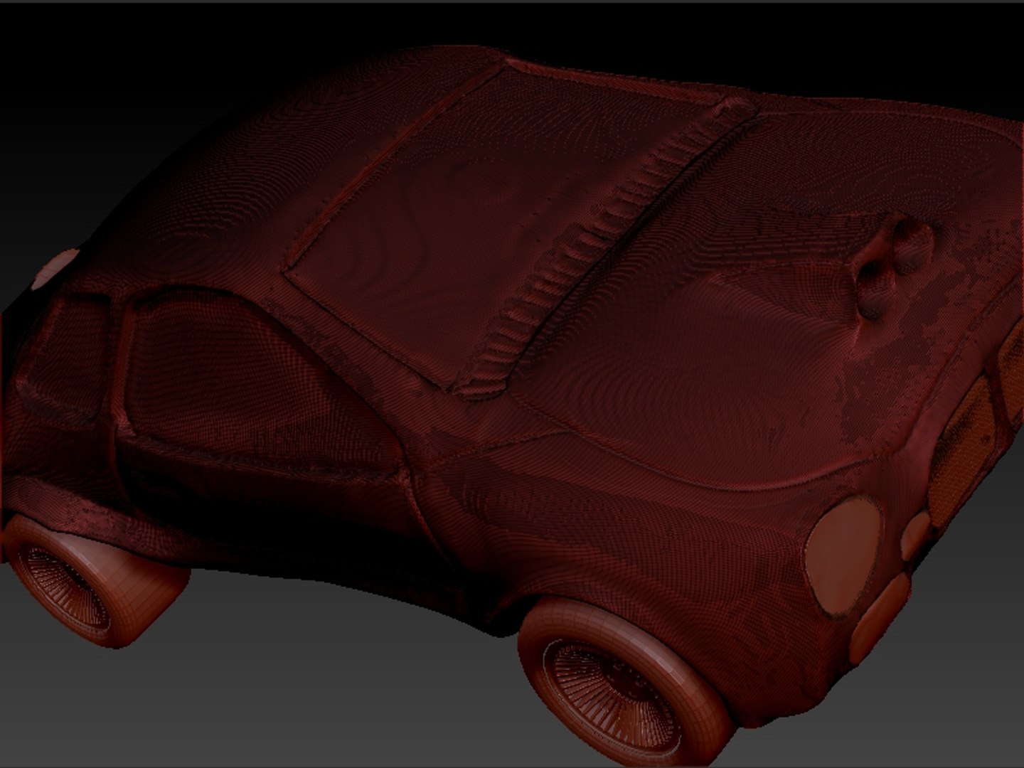 Free Obj Model Concept Car