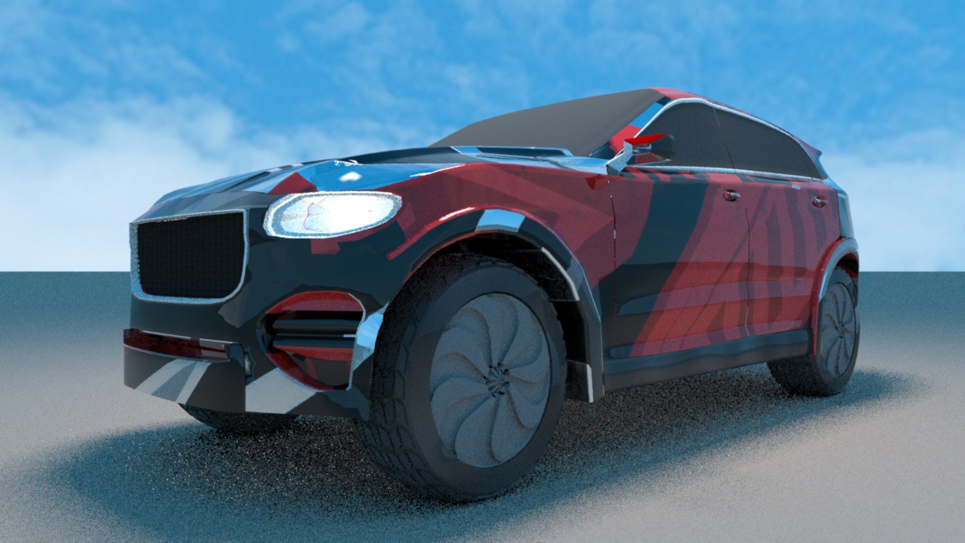 3D modify car model - TurboSquid 1390511